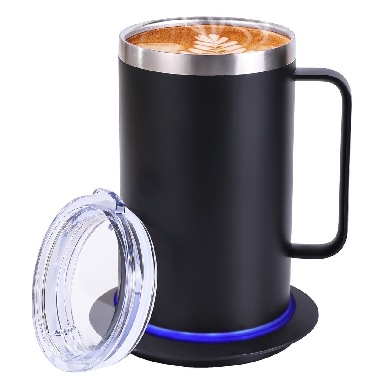 Zhenglu Self Heating Coffee Mug for Desk,Heated Cup with 10Hrs Auto ...