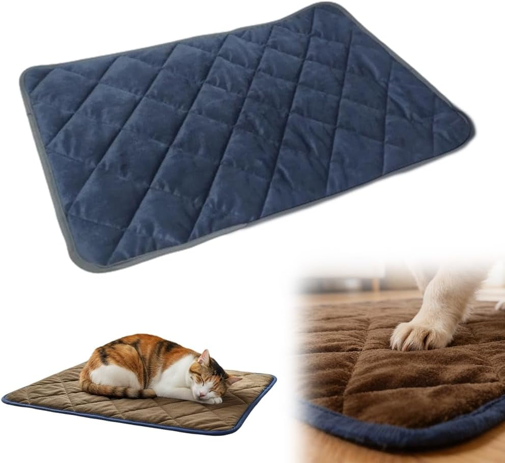 Self Heating Pad for Dog Cat, 2026 Upgraded Self Warming Cat Bed Mat ...