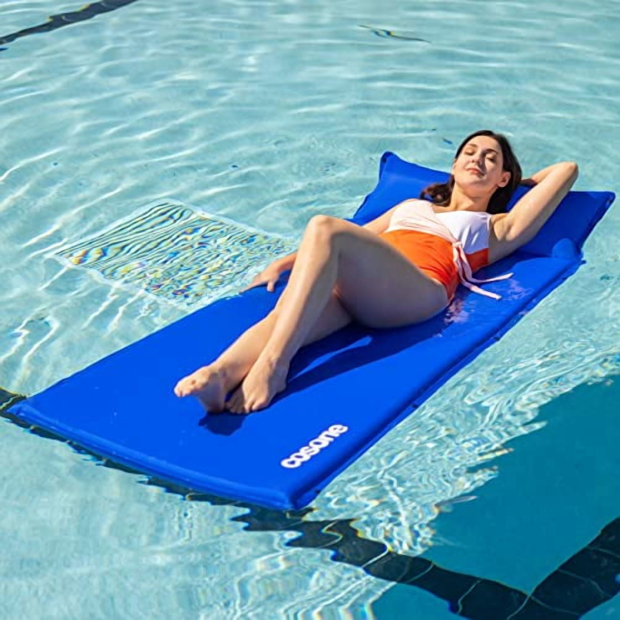 Self-Inflating Pool Floats Adult, More Durable Skin-Friendly Portable ...