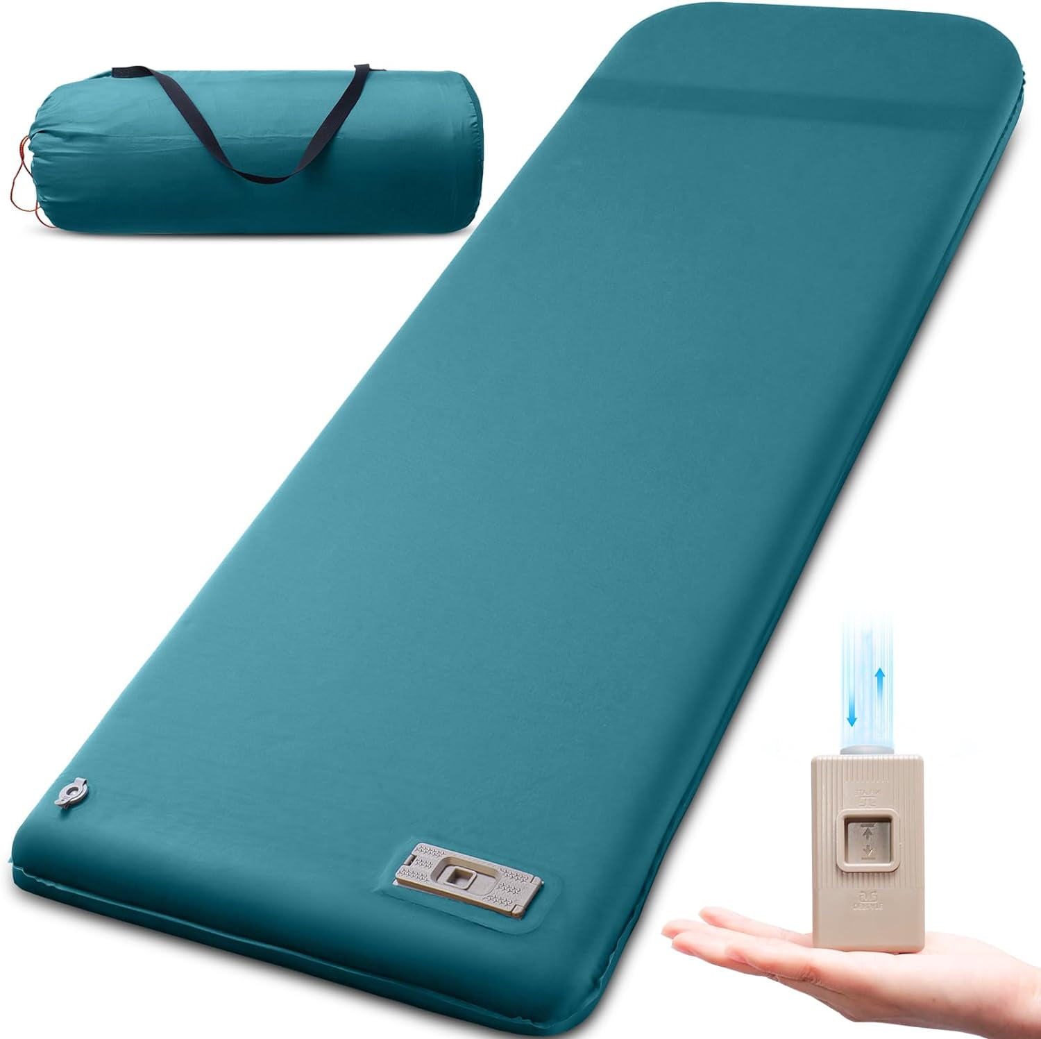 Self Inflating Sleeping Pad with Electric Pump, 3.15" Ultra-Thick ...