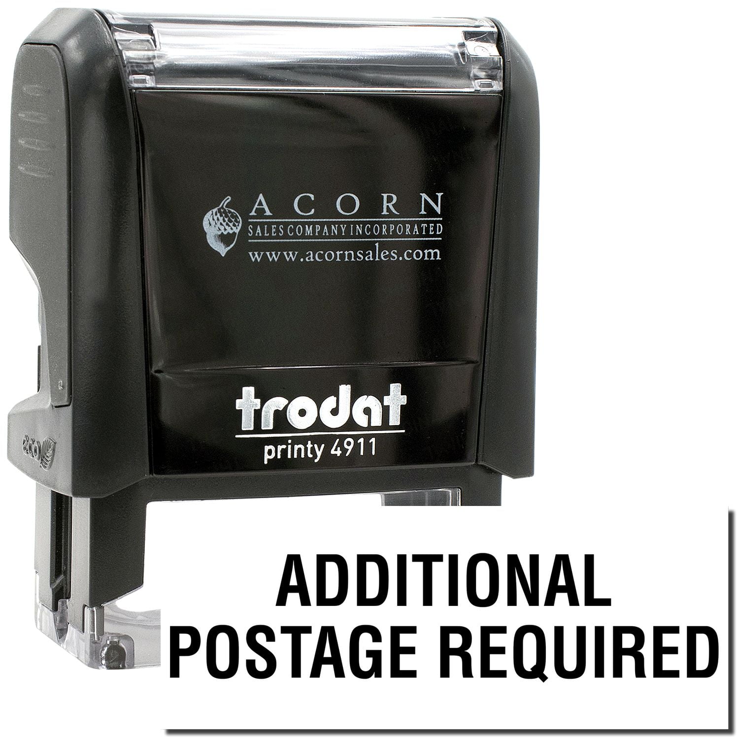 Self-Inking Additional Postage Required Stamp, Trodat Printy 4911 ...