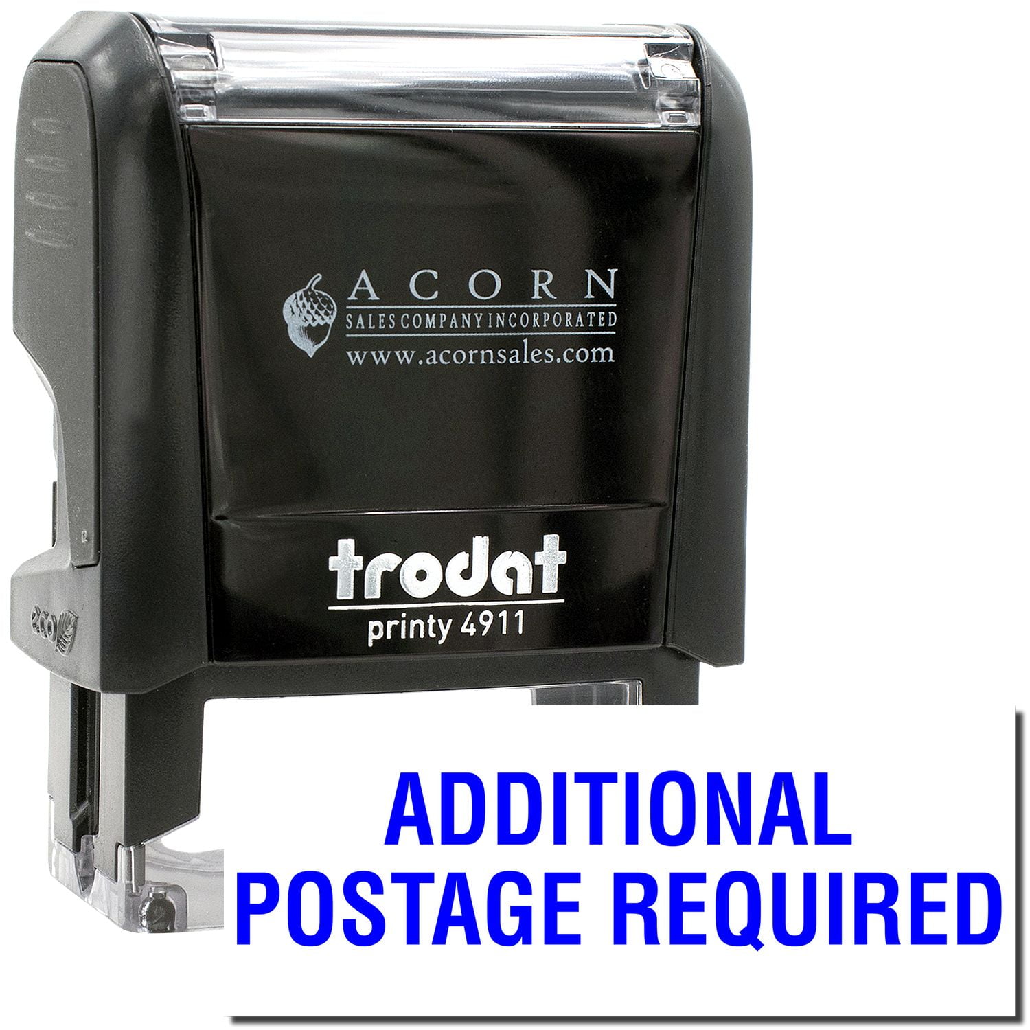 Self-Inking Additional Postage Required Stamp, Trodat Printy 4911 ...