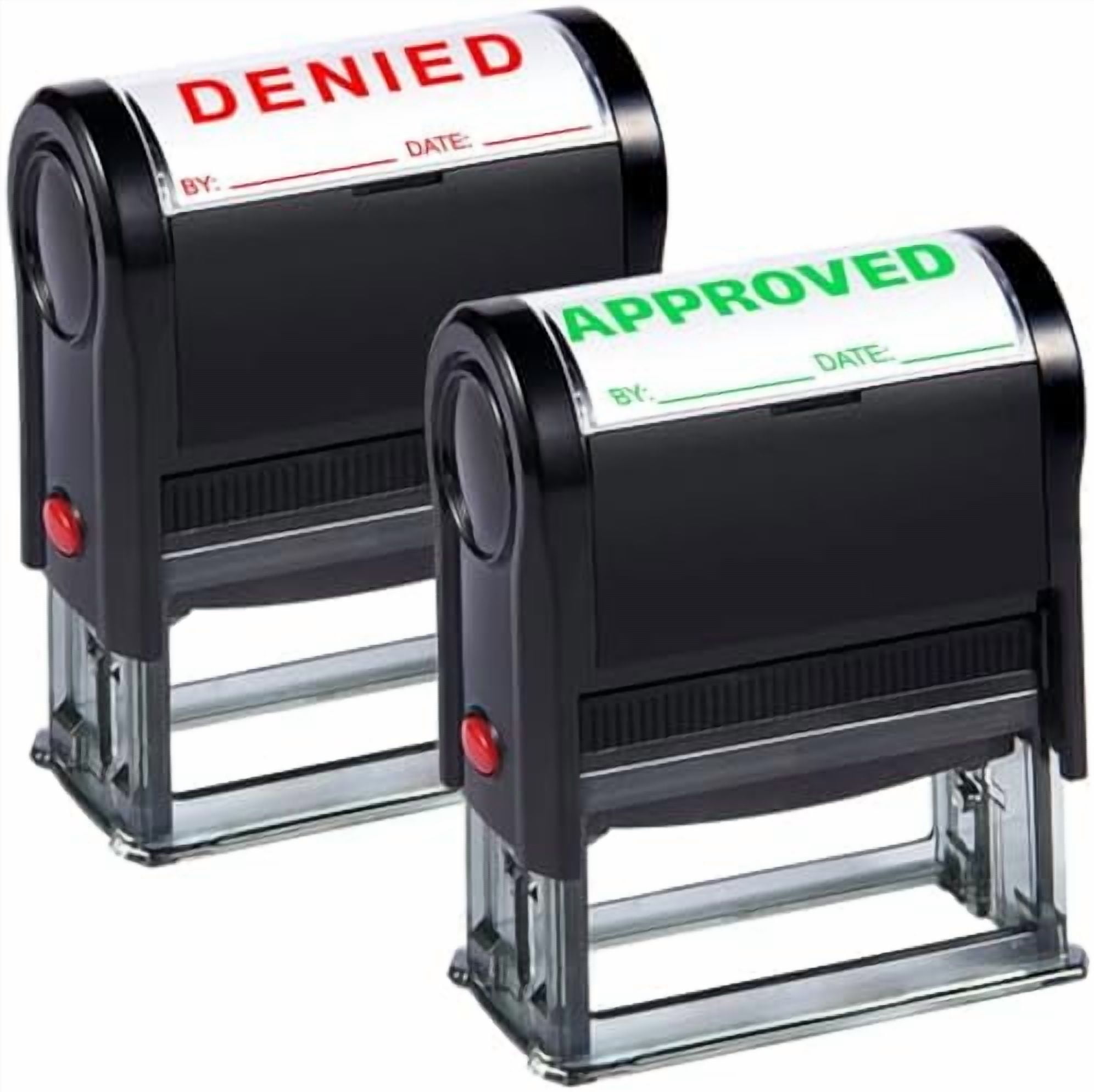 Self Inking Approved and Denied Stamps Set Office Self Inking Approved ...