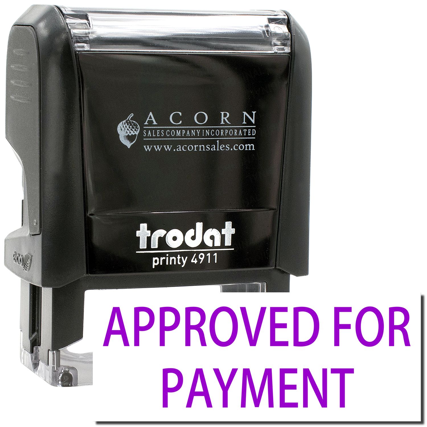 Self-Inking Approved For Payment Stamp, Trodat Printy 4911, Press and ...