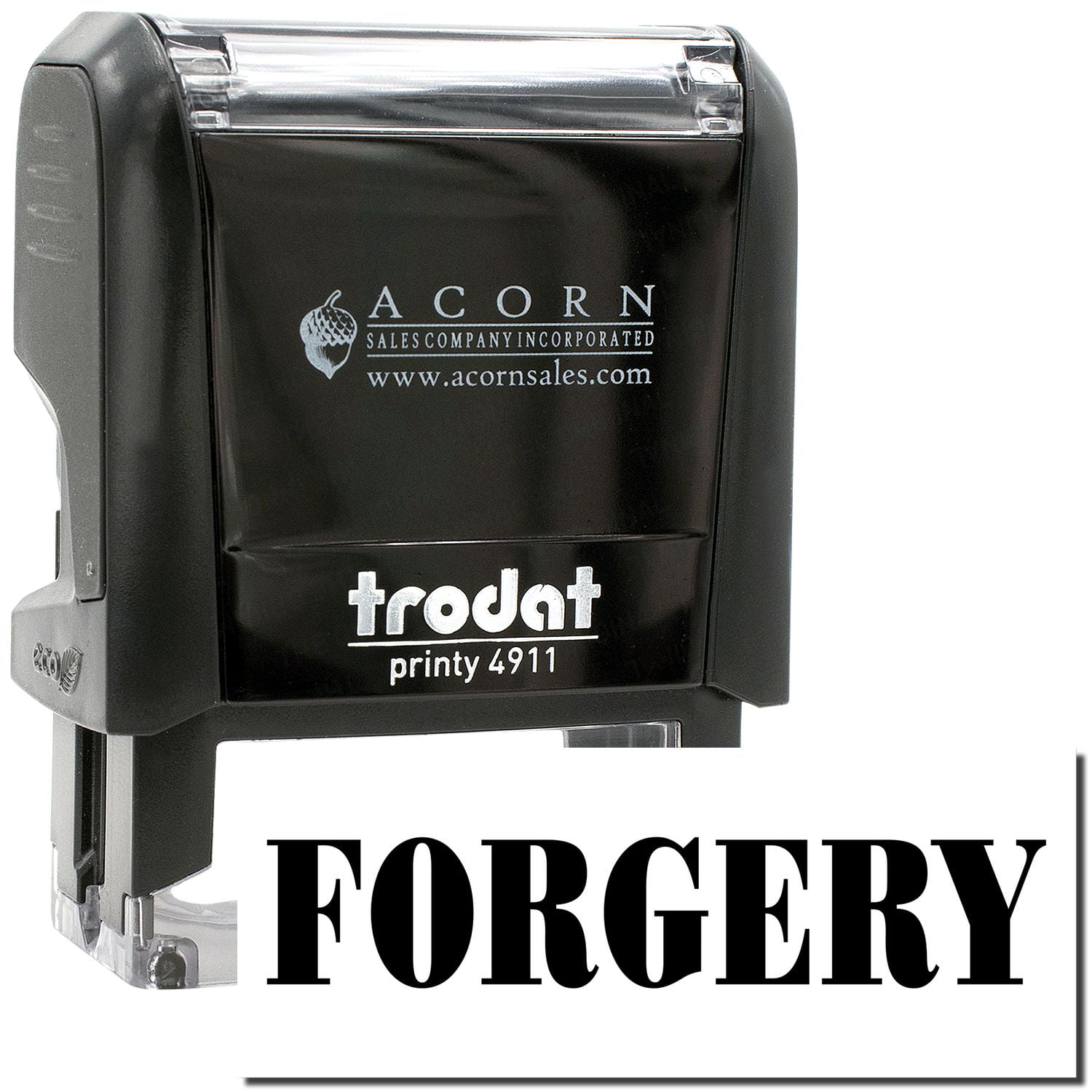 Self-Inking Bank Forgery Stamp, Trodat Printy 4911, Press and Print ...
