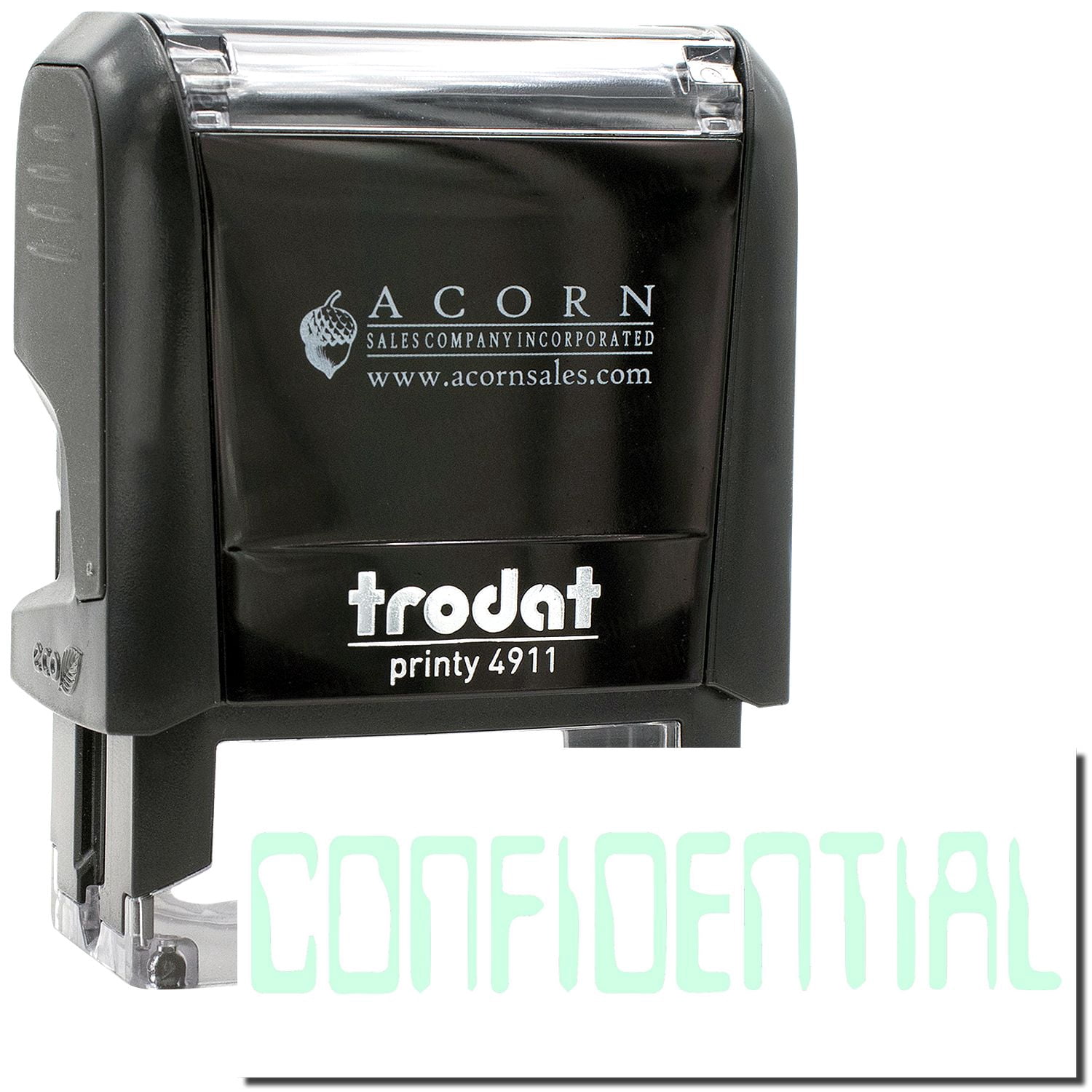 Self-Inking Barcode Confidential Stamp, Trodat Printy 4911, Press and ...
