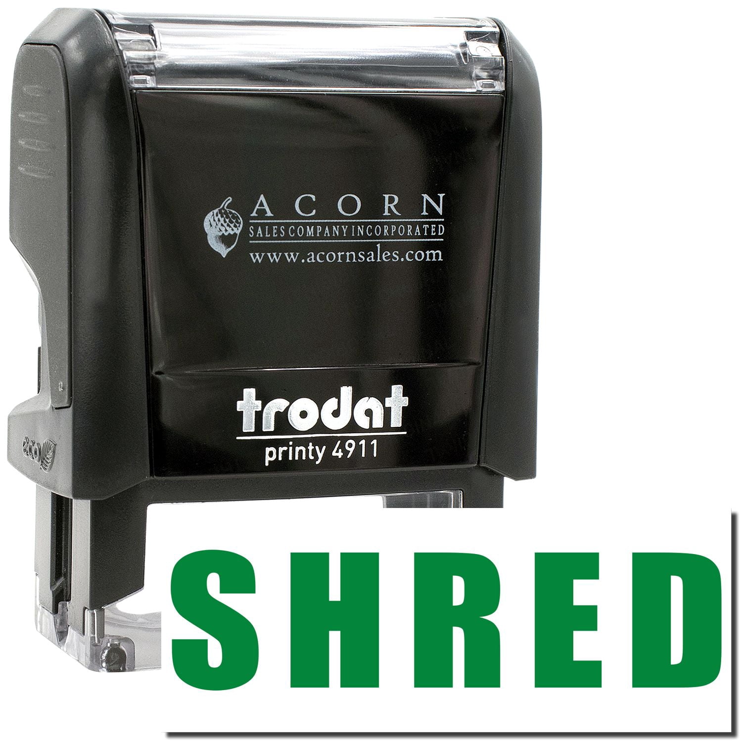 Self-Inking Bold Shred Stamp, Trodat Printy 4911, Press and Print ...