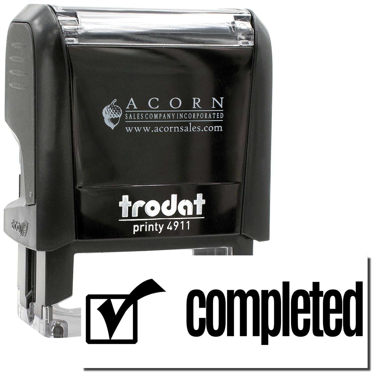 Self-Inking Completed with Checkbox Stamp, Trodat Printy 4911, Press ...