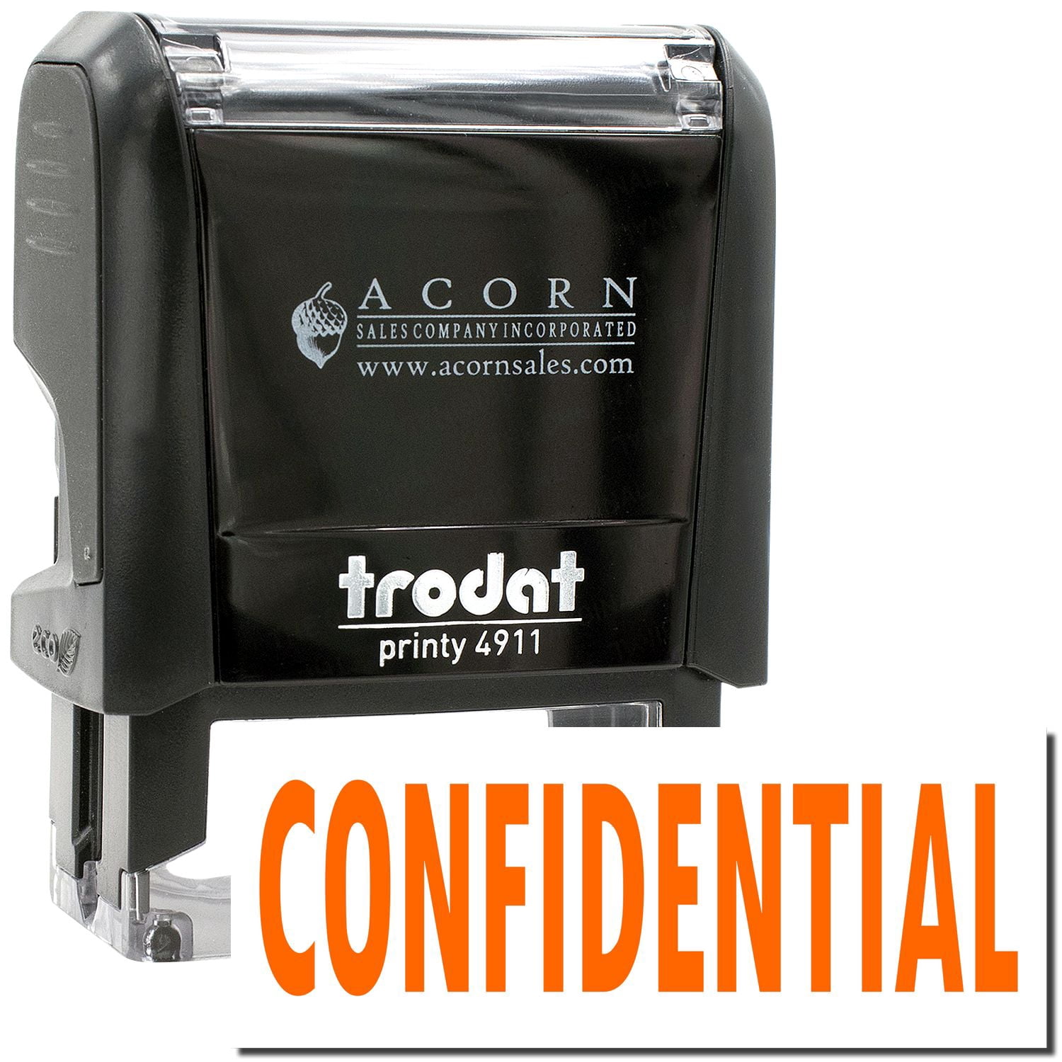 Self-Inking Confidential Stamp, Trodat Printy 4911, Press and Print ...