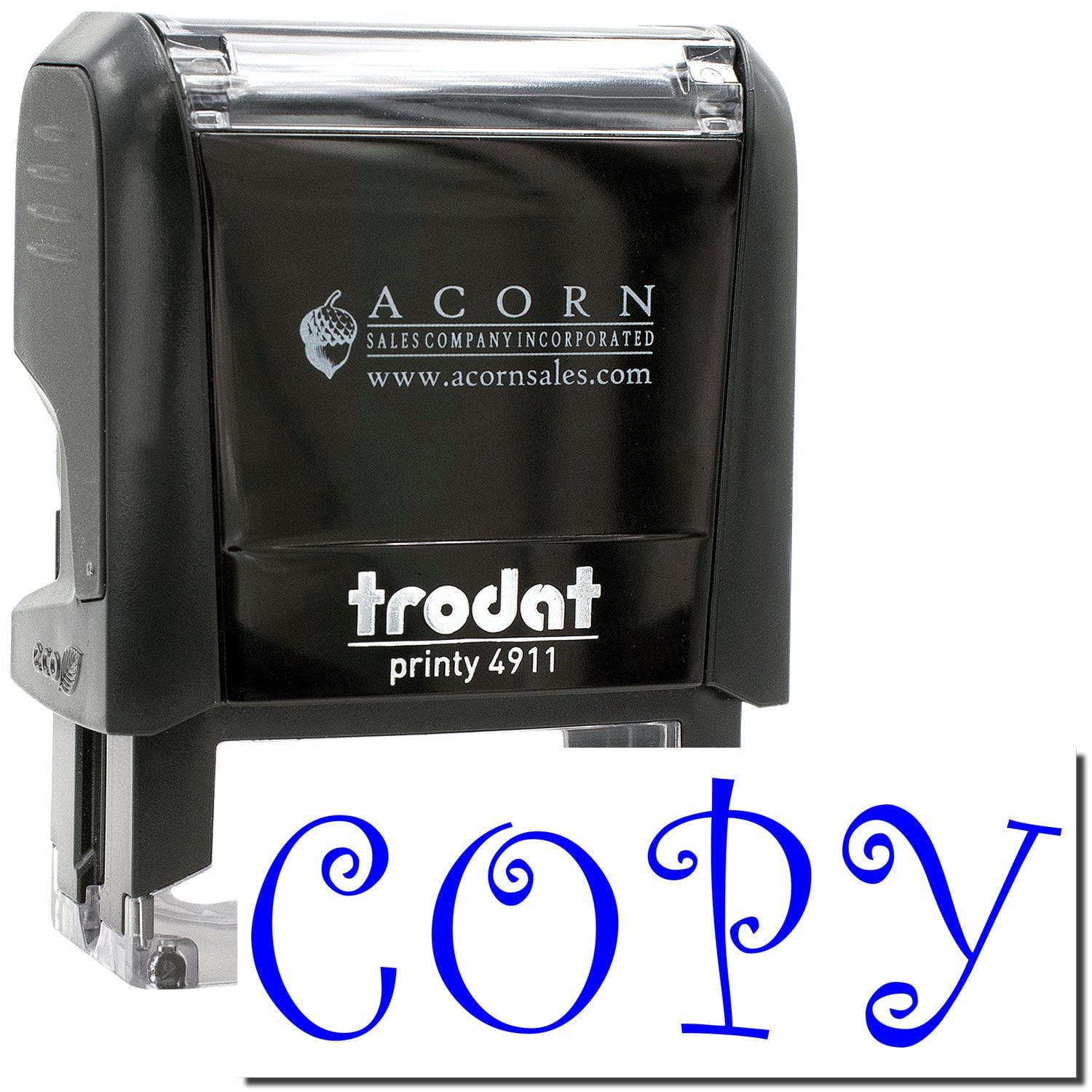 Self-Inking Curly Copy Stamp, Trodat Printy 4911, Press and Print ...