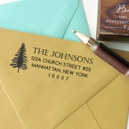 Personalized Family Return Address Stamp Self Inking Custom Name Rubber ...