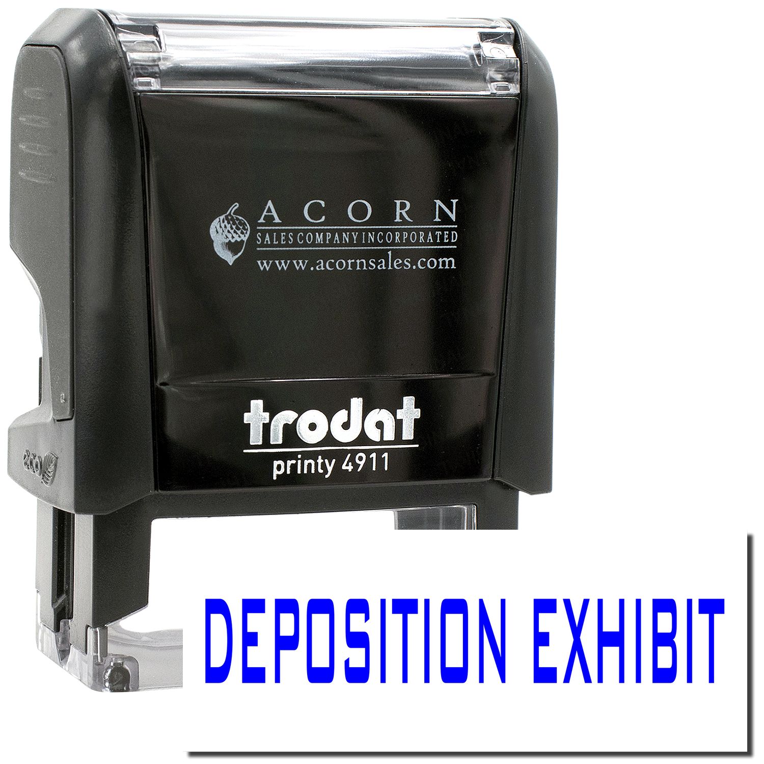 Self-Inking Deposition Exhibit Stamp, Trodat Printy 4911, Press and ...
