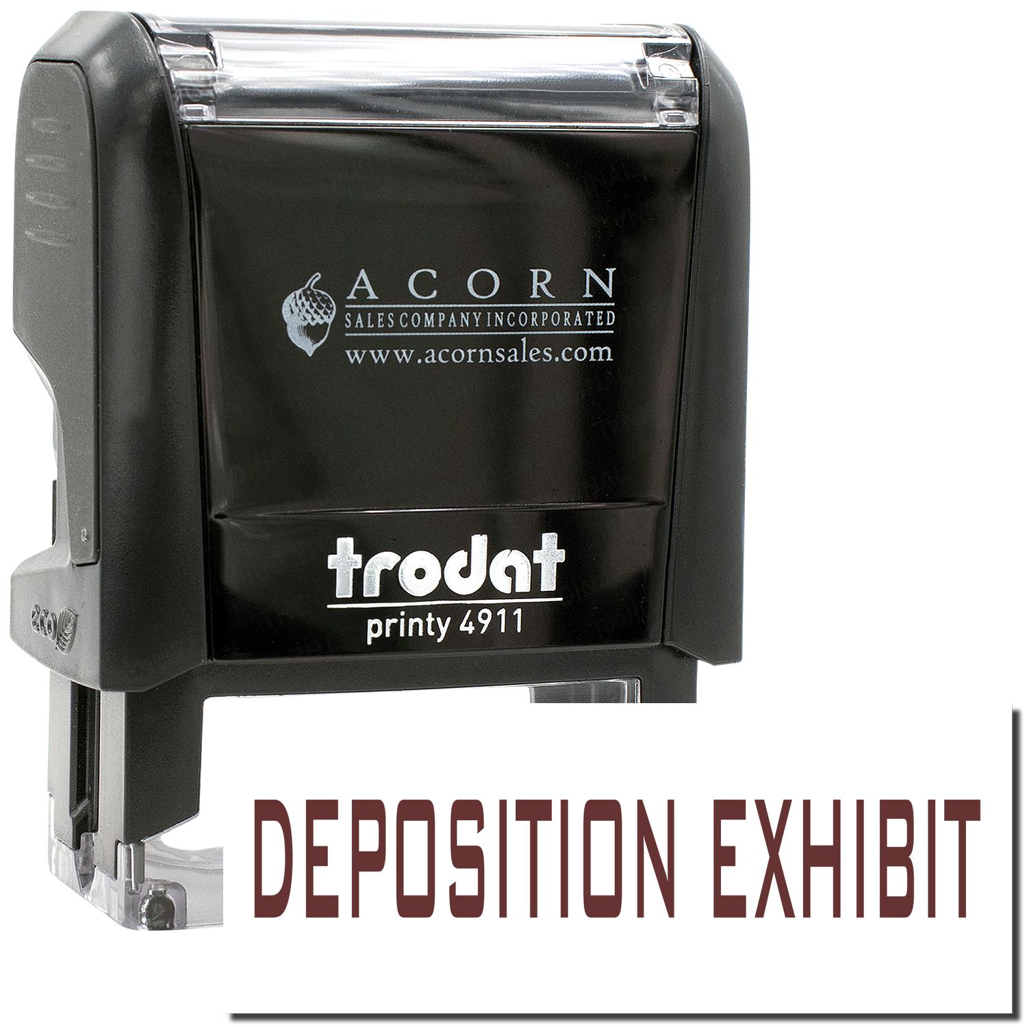 Self-Inking Deposition Exhibit Stamp, Trodat Printy 4911, Press and ...