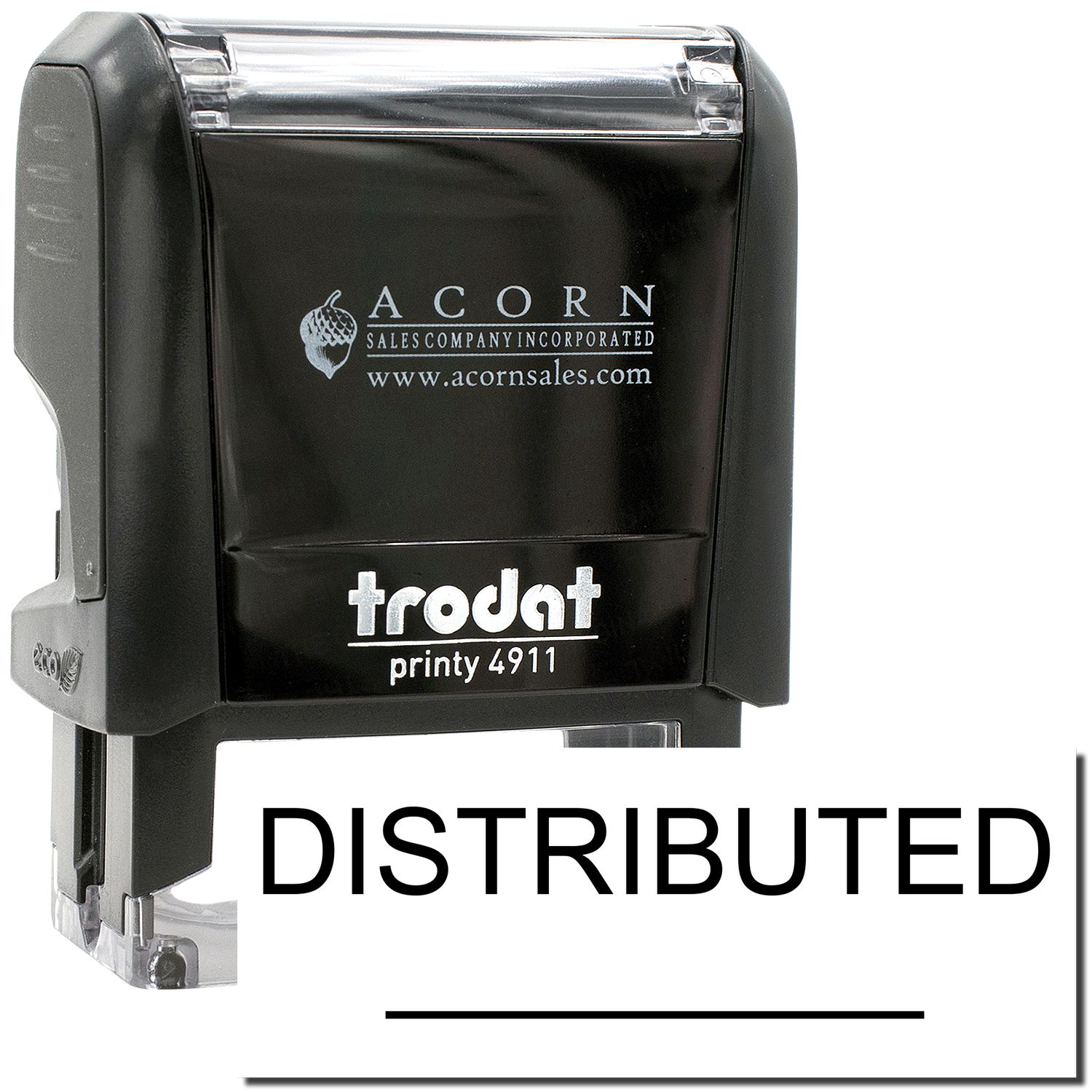 Self-Inking Distributed Stamp With A Line, Trodat Printy 4911, Press ...