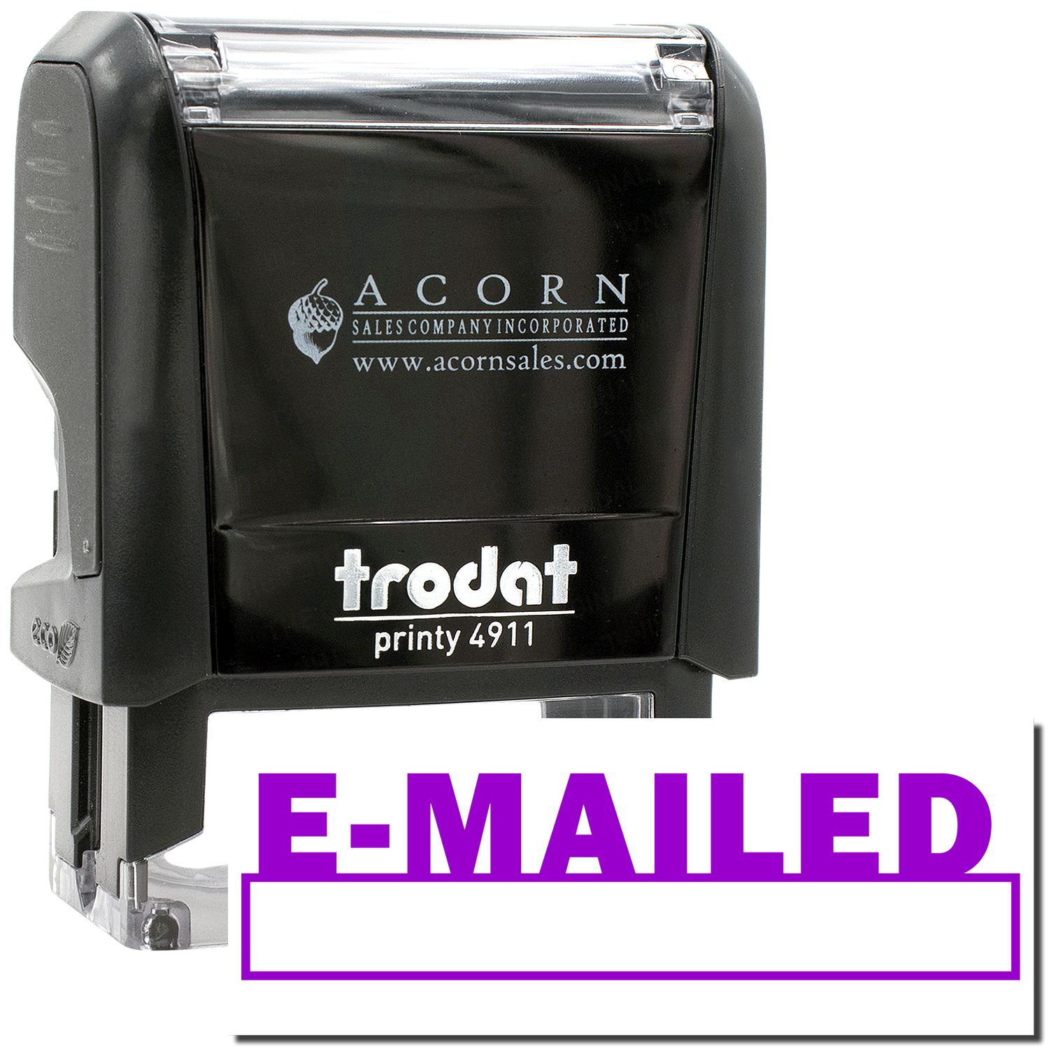 Self-Inking E-mailed with Date Box Stamp, Trodat Printy 4911, Press and ...