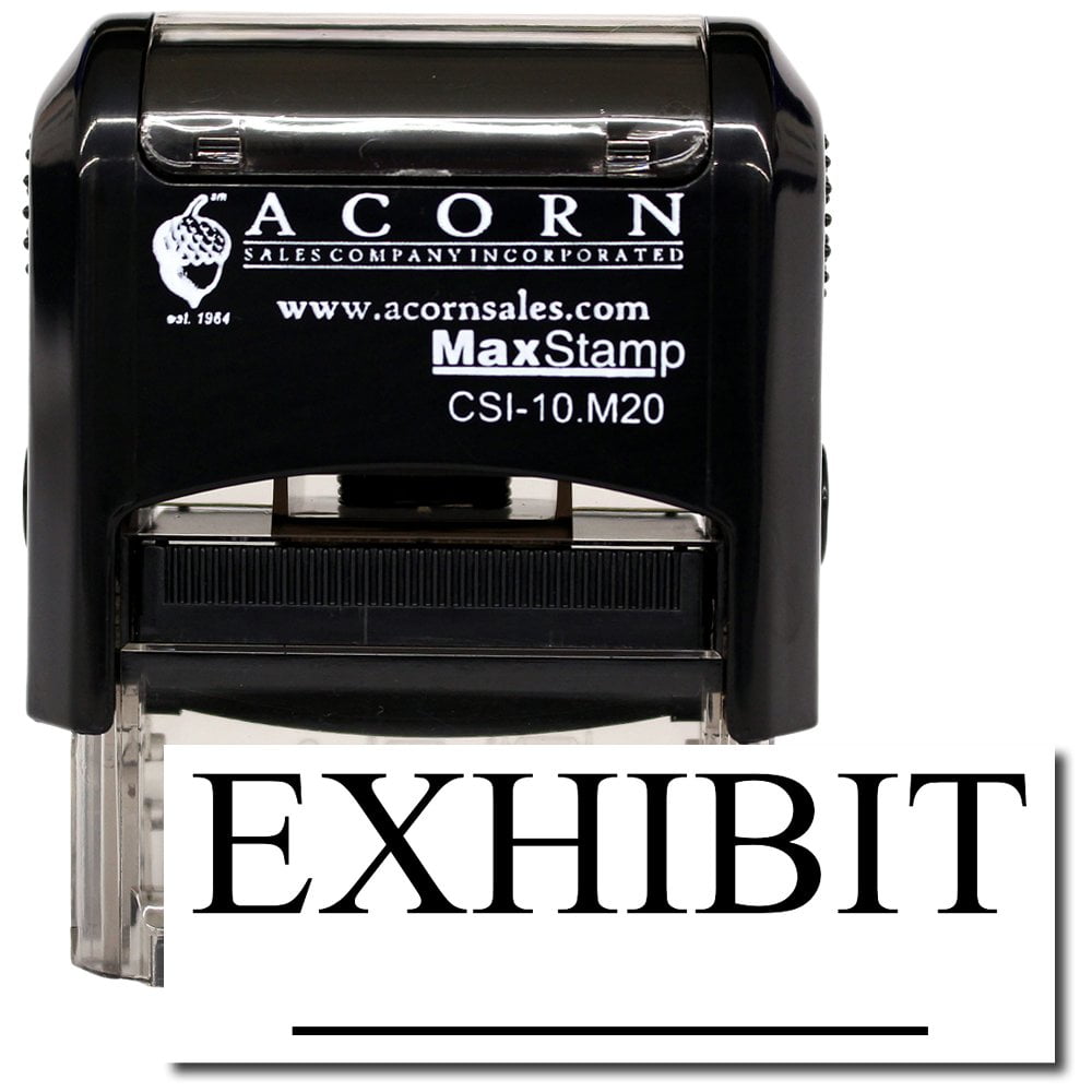 Self-Inking Exhibit Stamp - Walmart.com