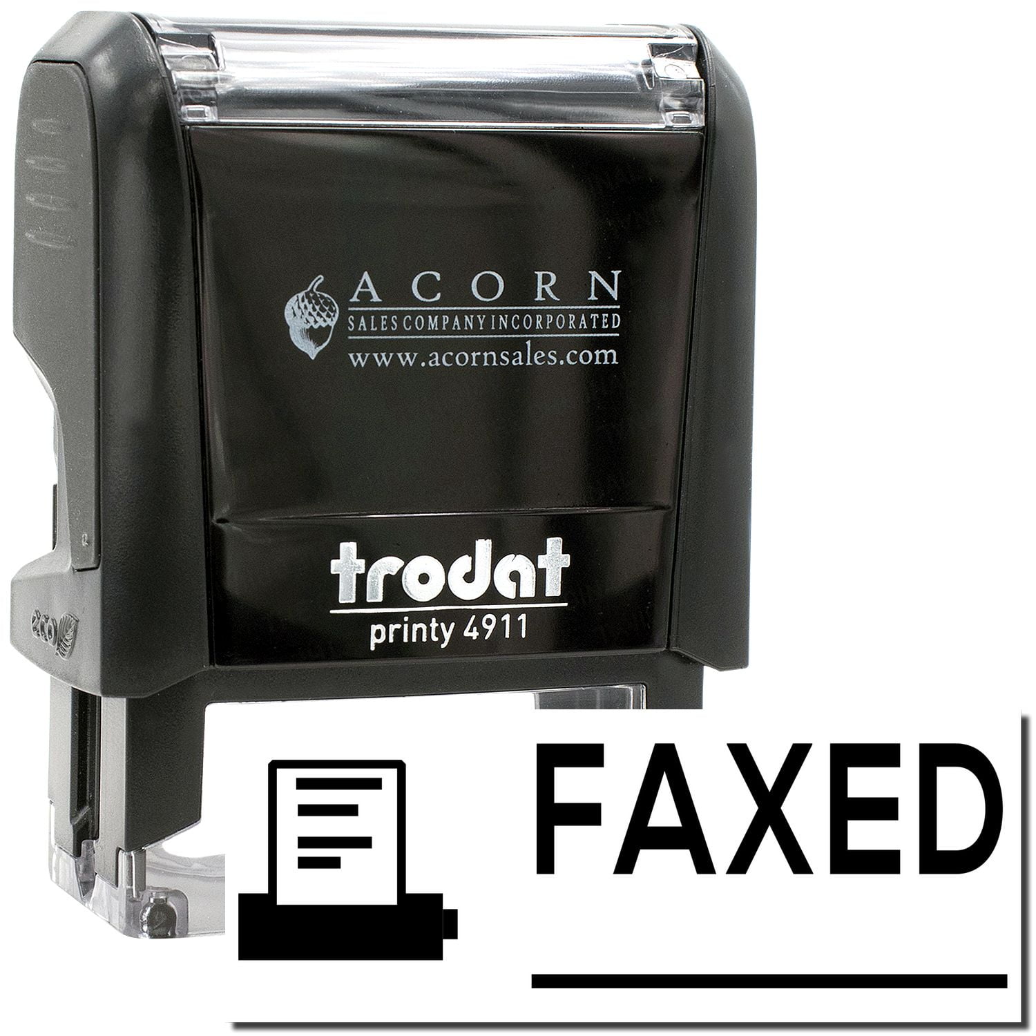 Self-Inking Faxed with Machine Stamp, Trodat Printy 4911, Press and ...