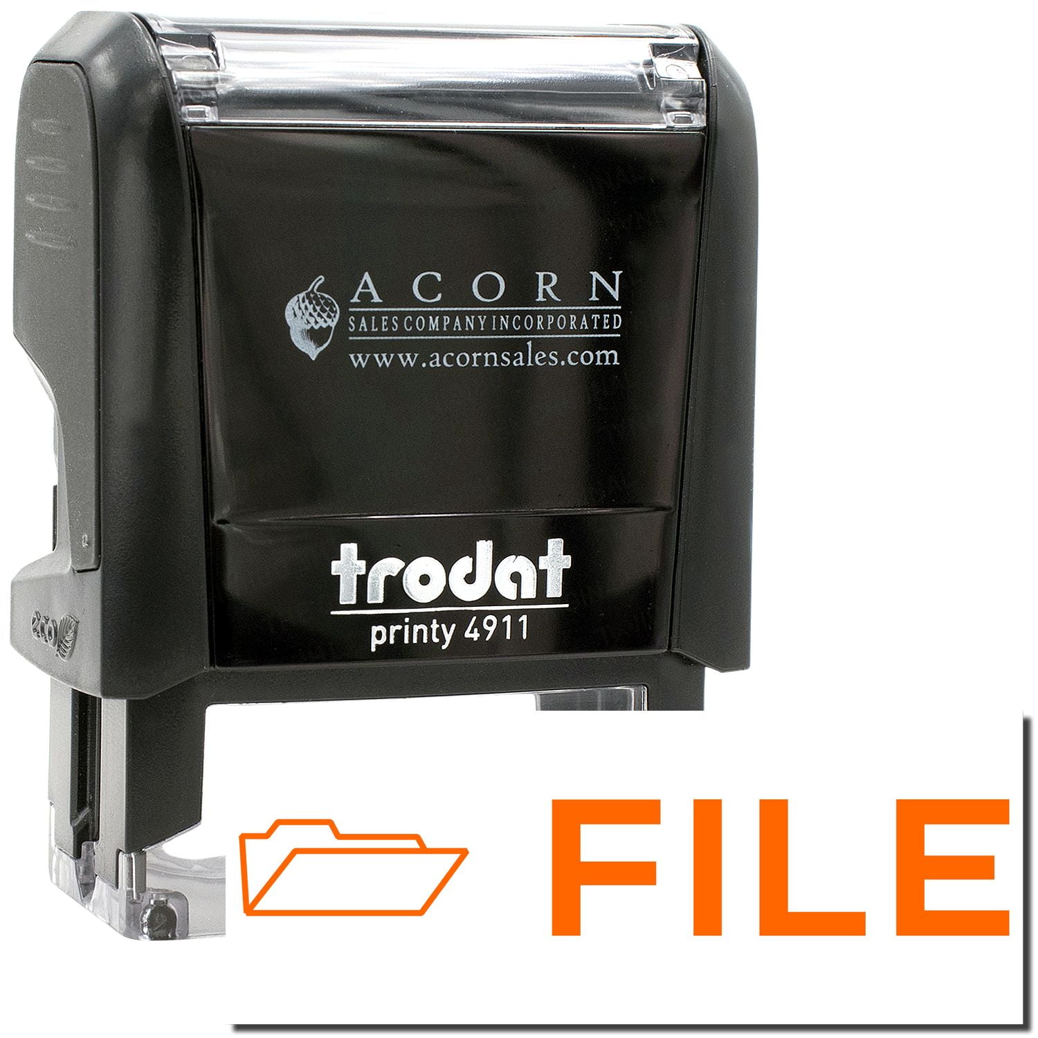 Self-Inking File with Envelope Stamp, Trodat Printy 4911, Press and ...