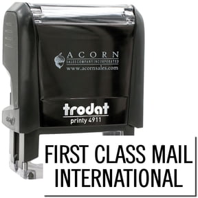 Trodat Printy 4912 DIY Stamp Kit, Self-Inking, Pastel Green, 4 Line ...