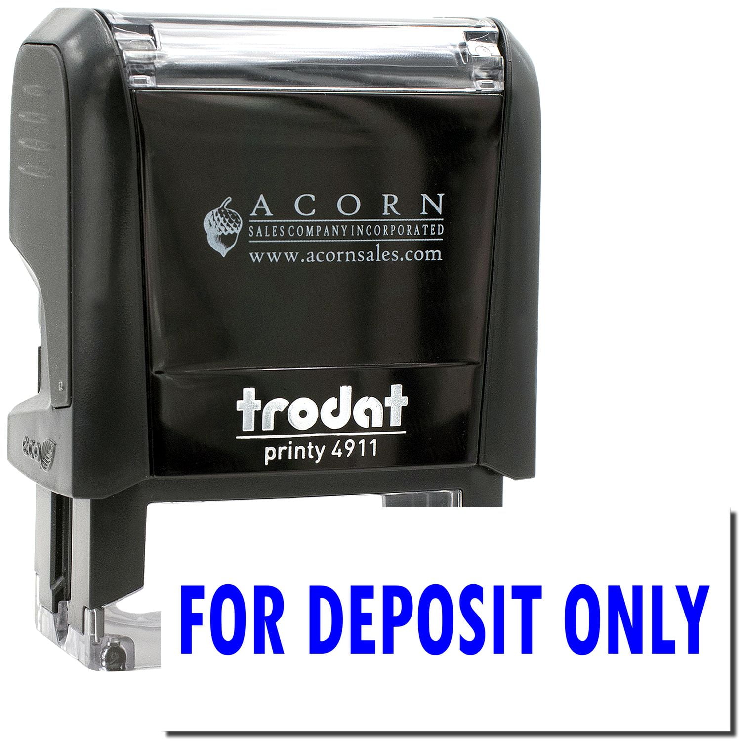 Self-Inking For Deposit Only Stamp, Trodat Printy 4911, Press and Print ...