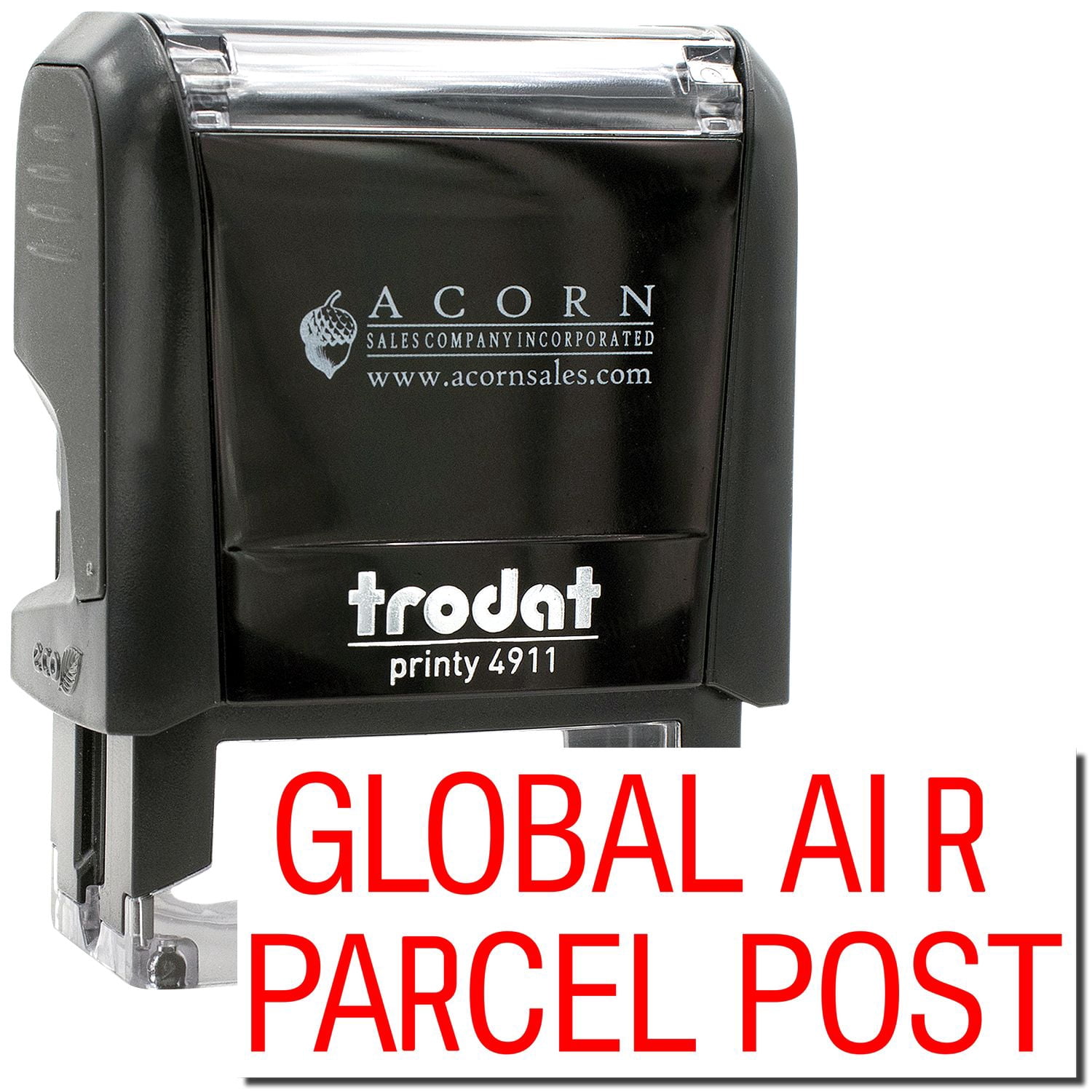 Self-Inking Global Air Parcel Post Stamp, Trodat Printy 4911, Press and ...
