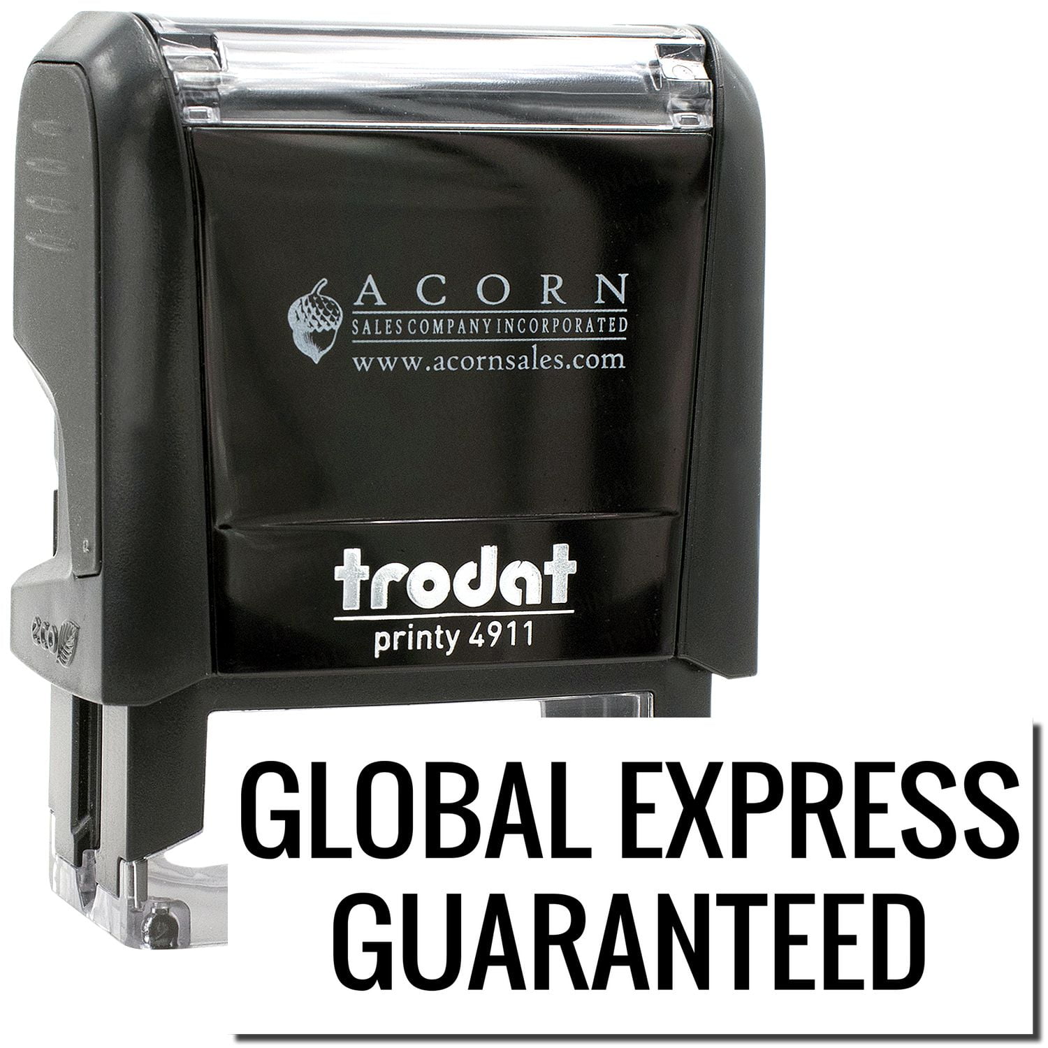 Self-Inking Global Express Guaranteed Stamp, Trodat Printy 4911, Press and Print Stamping ...