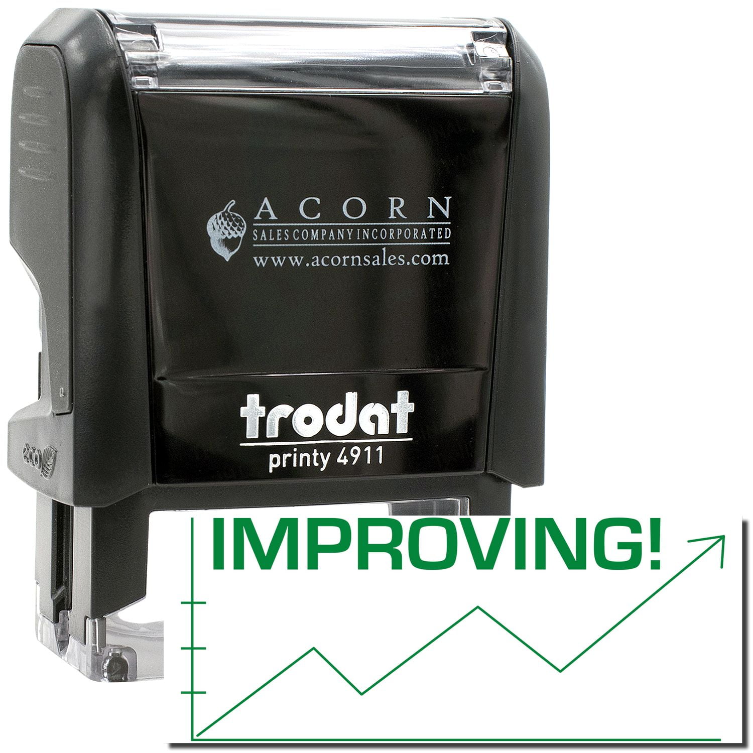 Self-Inking Improving with Chart Icon Stamp, Trodat Printy 4911, Press ...