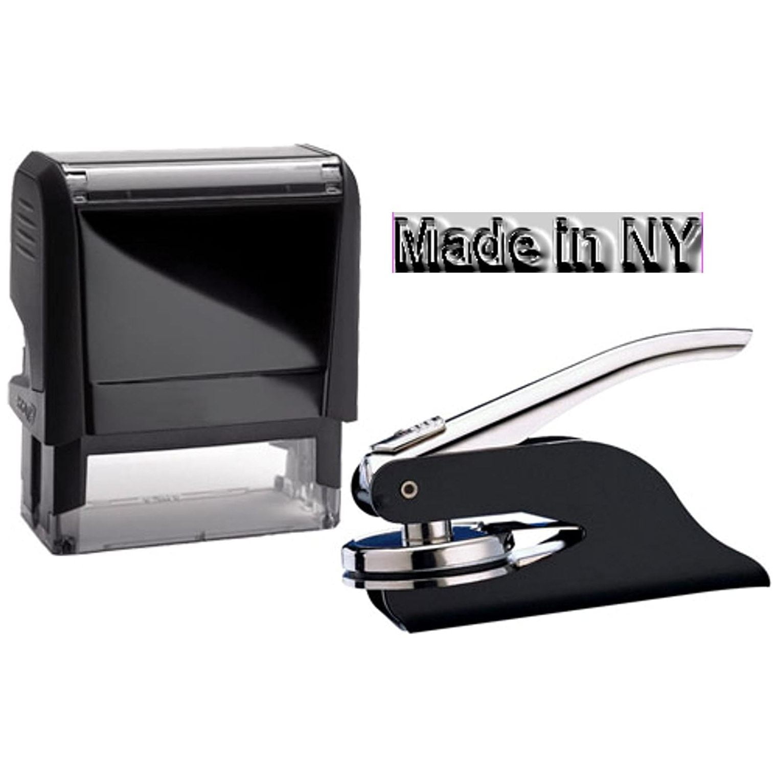 Self Inking New York Notary Stamp & Seal Embosser Value Package ...