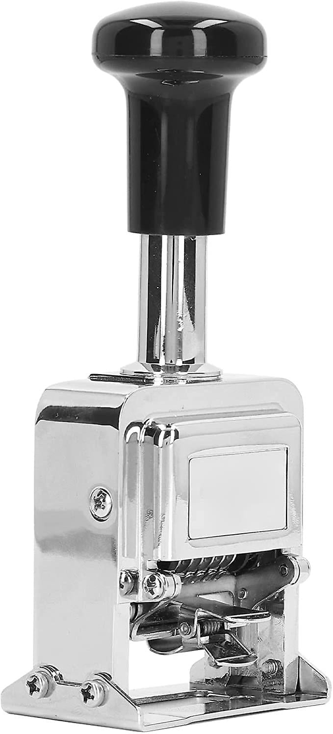 CCNZZITSHT Self Inking Number Stamp, 7 Digit Durable Automatic ...