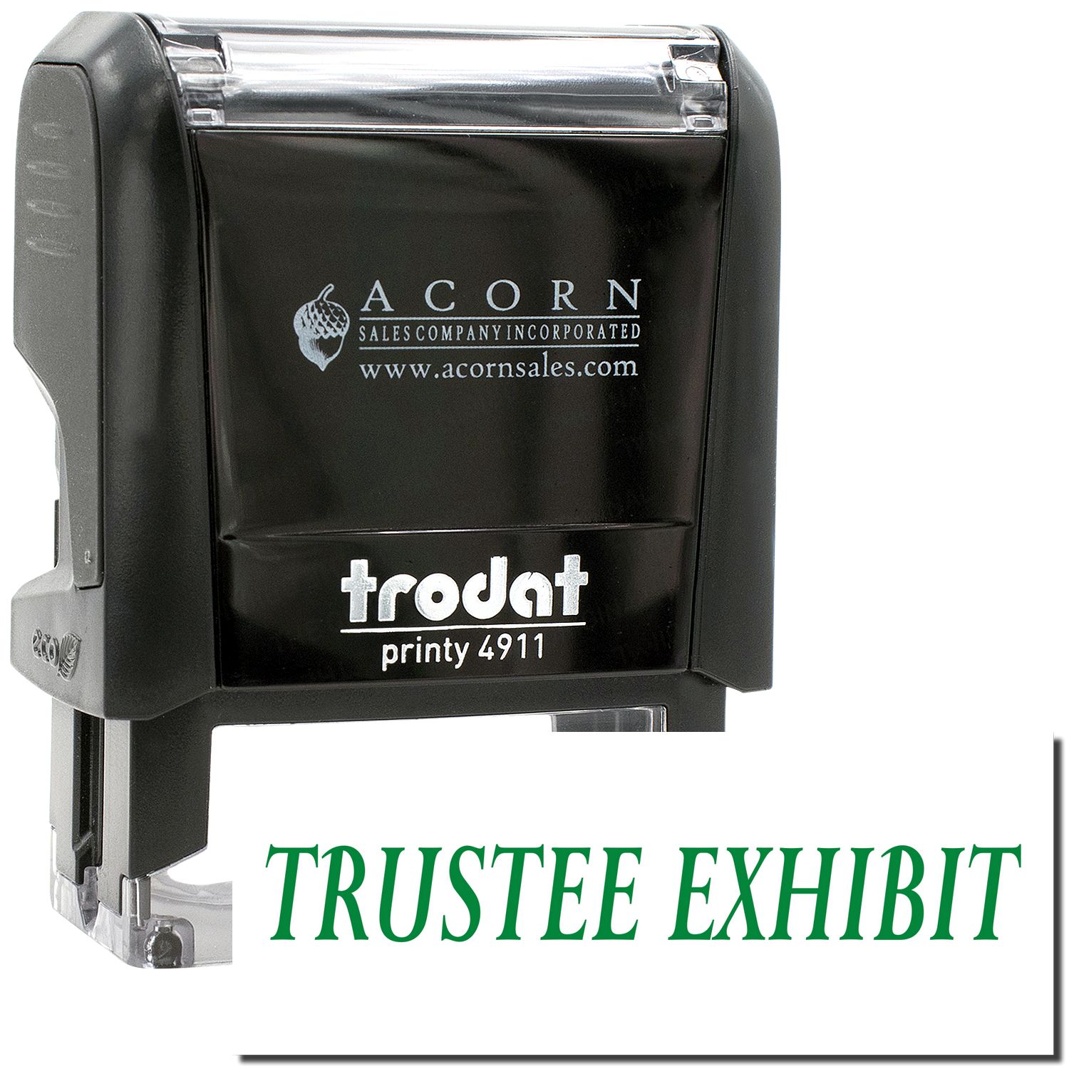Self-Inking Trustee Exhibit Stamp, Trodat Printy 4911, Press and Print ...