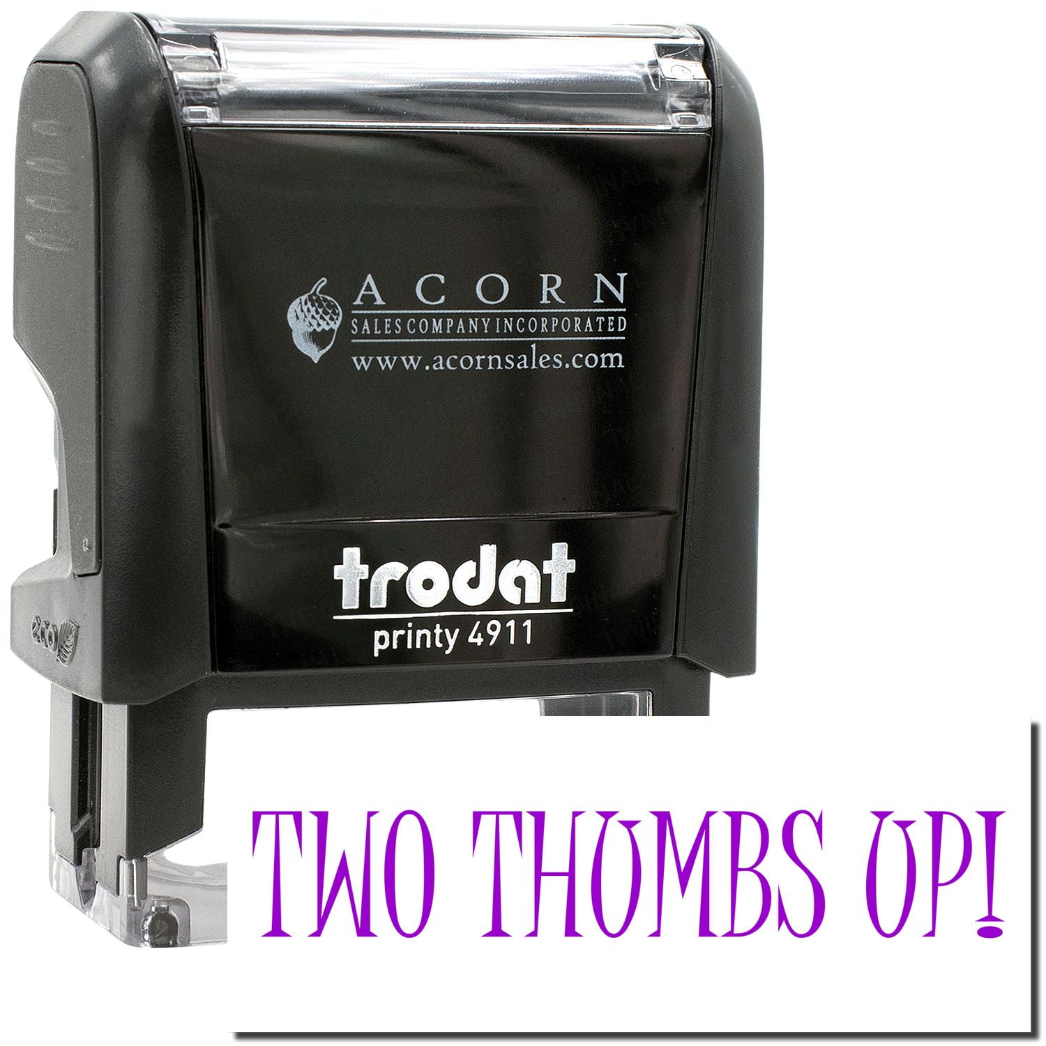 Self-Inking Two Thumbs Up Stamp, Trodat Printy 4911, Press and Print ...