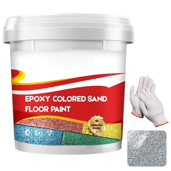 Epoxy Colored Sand Floor Paint, Self Leveling Decorative Floor Coating ...