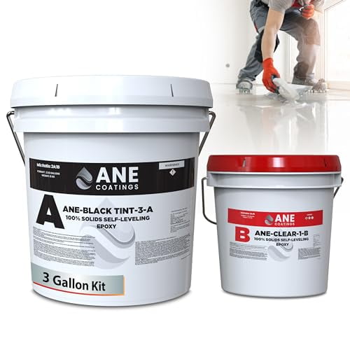 Self Leveling Epoxy Resin Kit – ANE Garage Floor Epoxy Kit Spreads ...