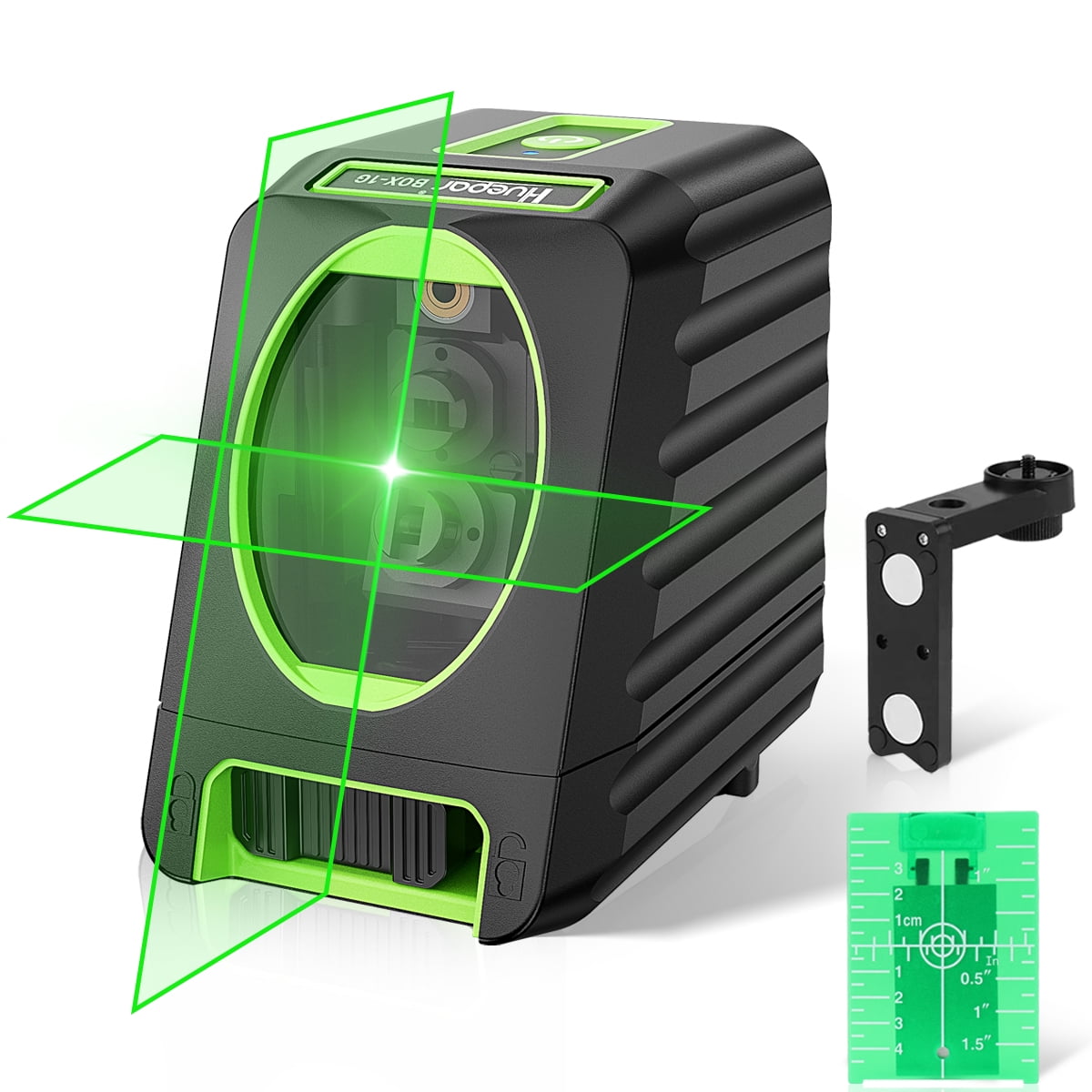Self-Leveling Laser Level, 165Ft Green Outdoor Cross Line Laser Level ...
