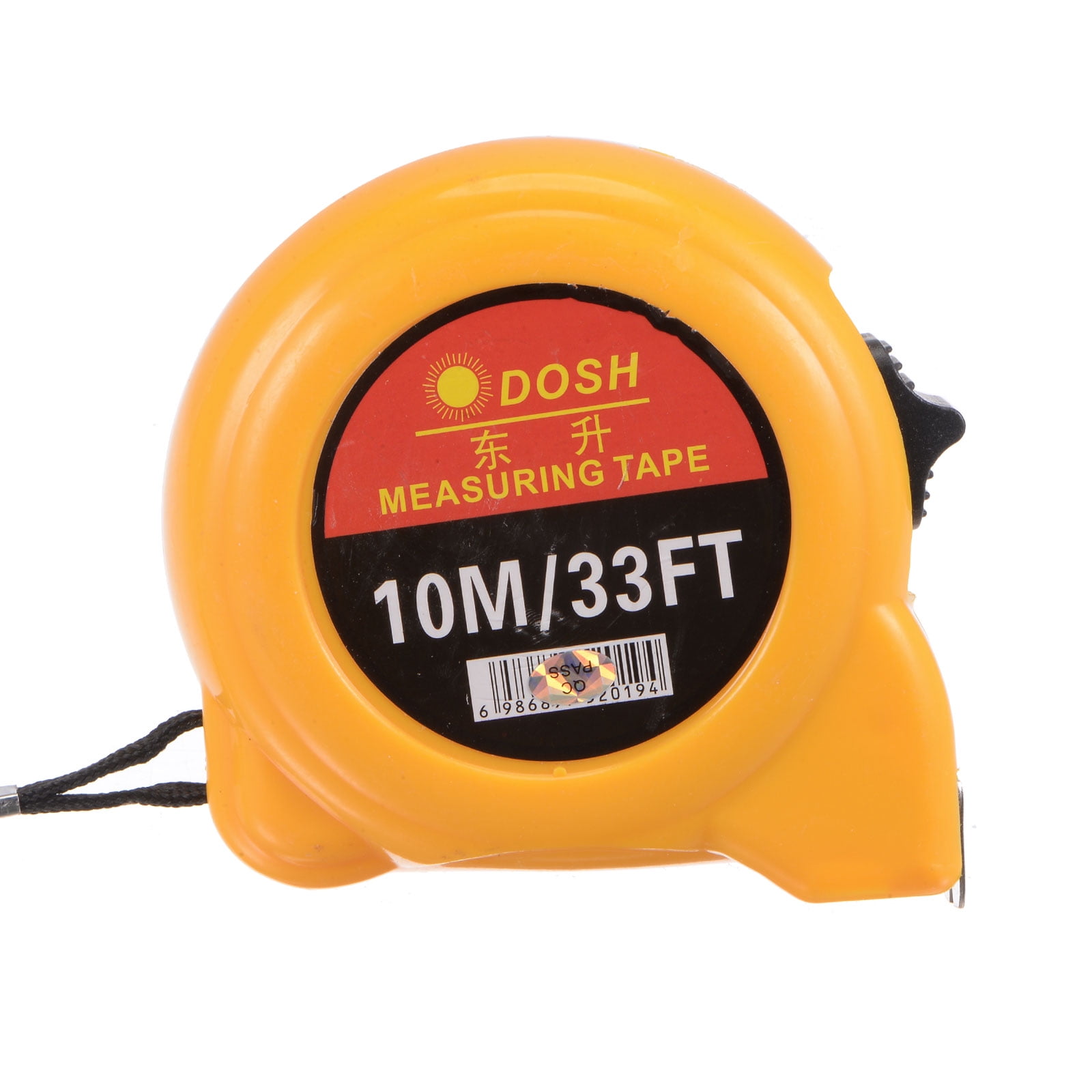 Self Lock Tape Measure 10M Metric Retractable Ruler Steel Measuring ...