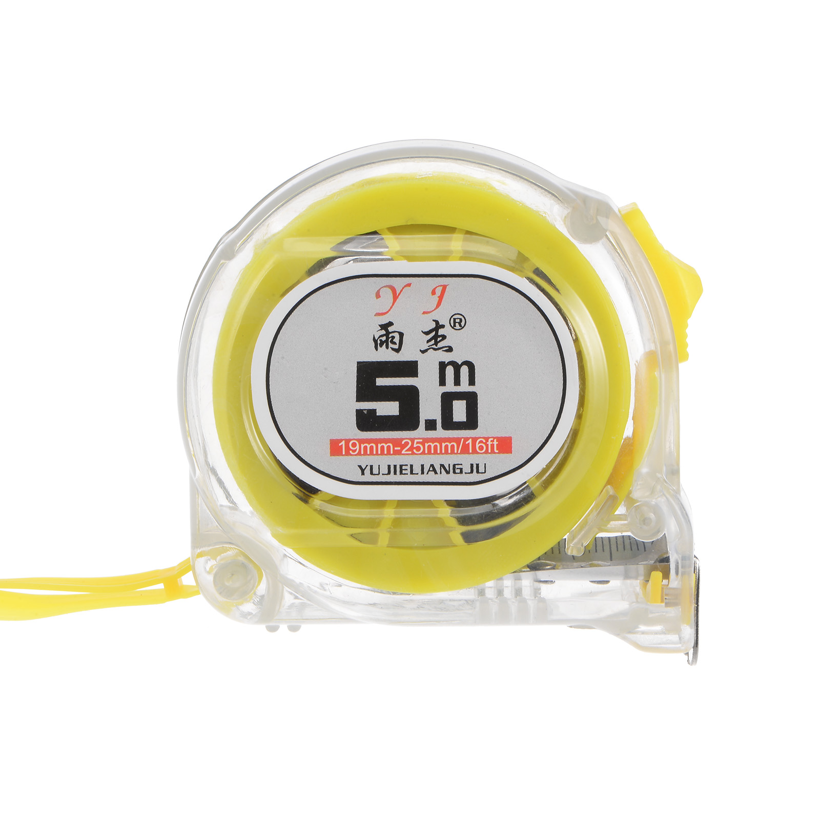 Self-Lock Tape Measure 5M Metric Ruler Stainless Steel Measuring Tape ...