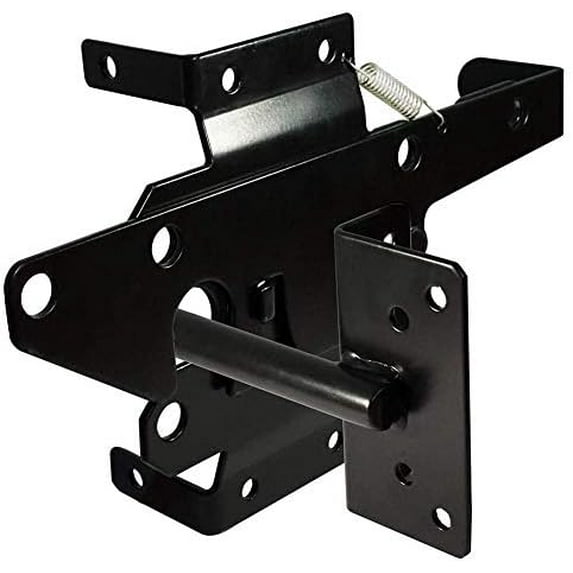 Self-Locking Gate Latch Heavy Duty Post Mount Automatic Gravity Lever ...