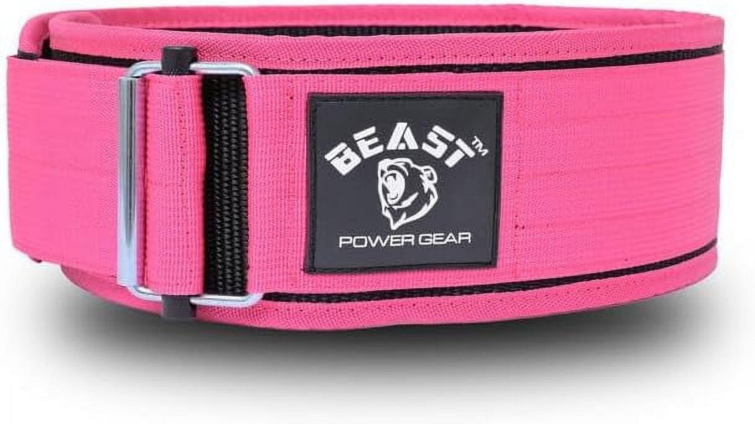 Self-Locking Weight Lifting Belt for Men & Women – 4-Inch Metal Roller ...