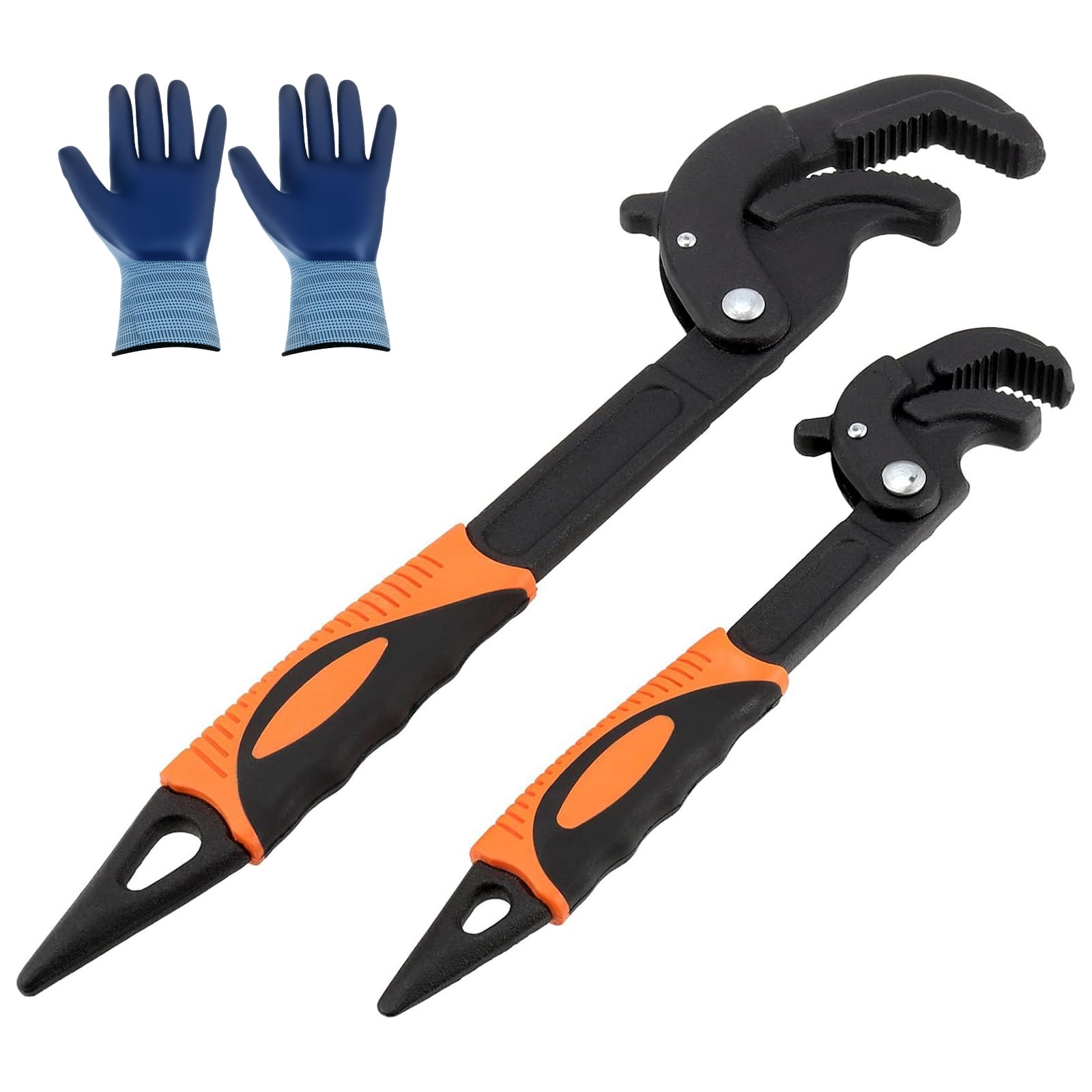 Self Locking Wrench High Carbon Steel Self Adjusting Spanner Adjustable Pipe Wrench 3 Sided ...