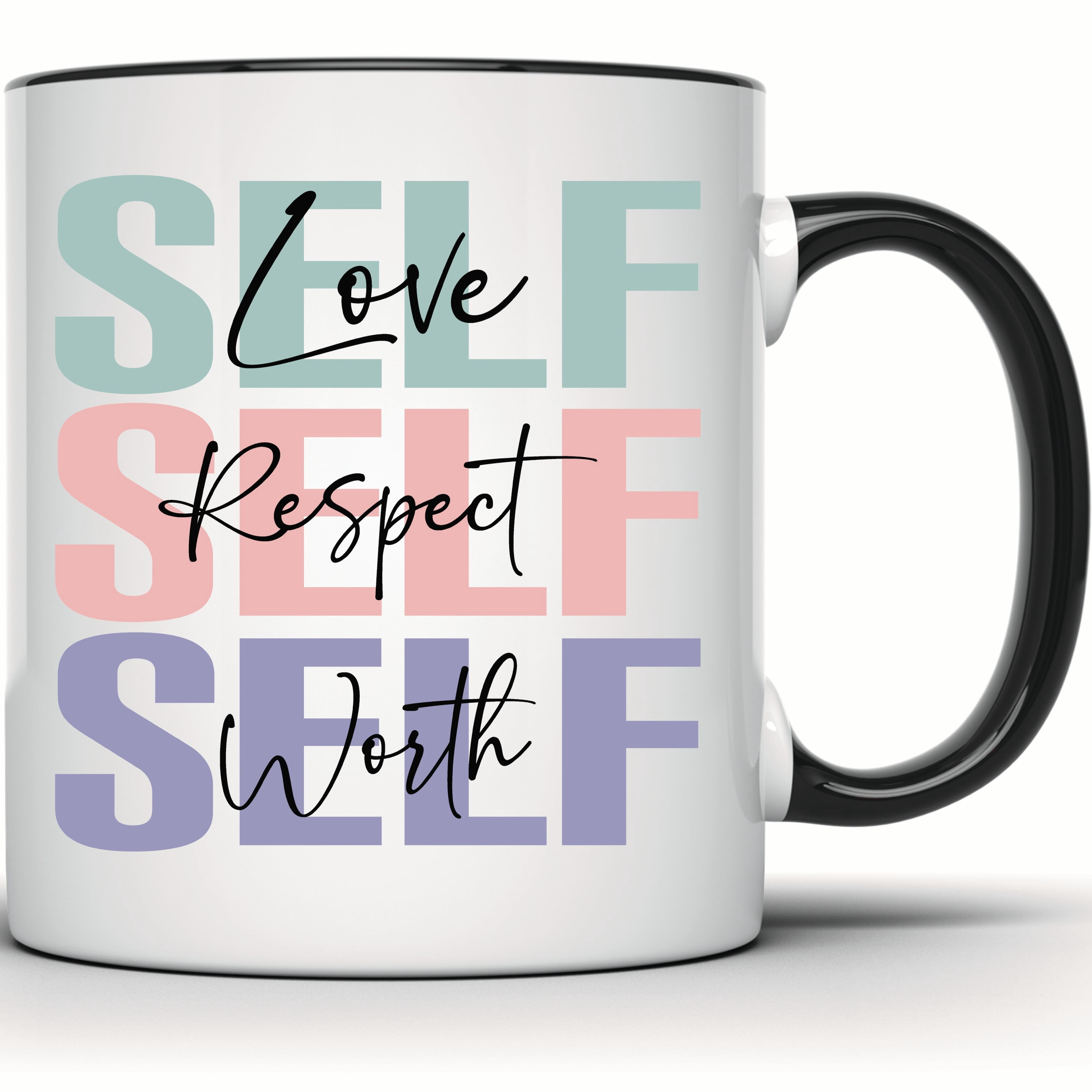 Self Love Mug - Inspirational & Motivational Coffee Tea Mug - Self ...
