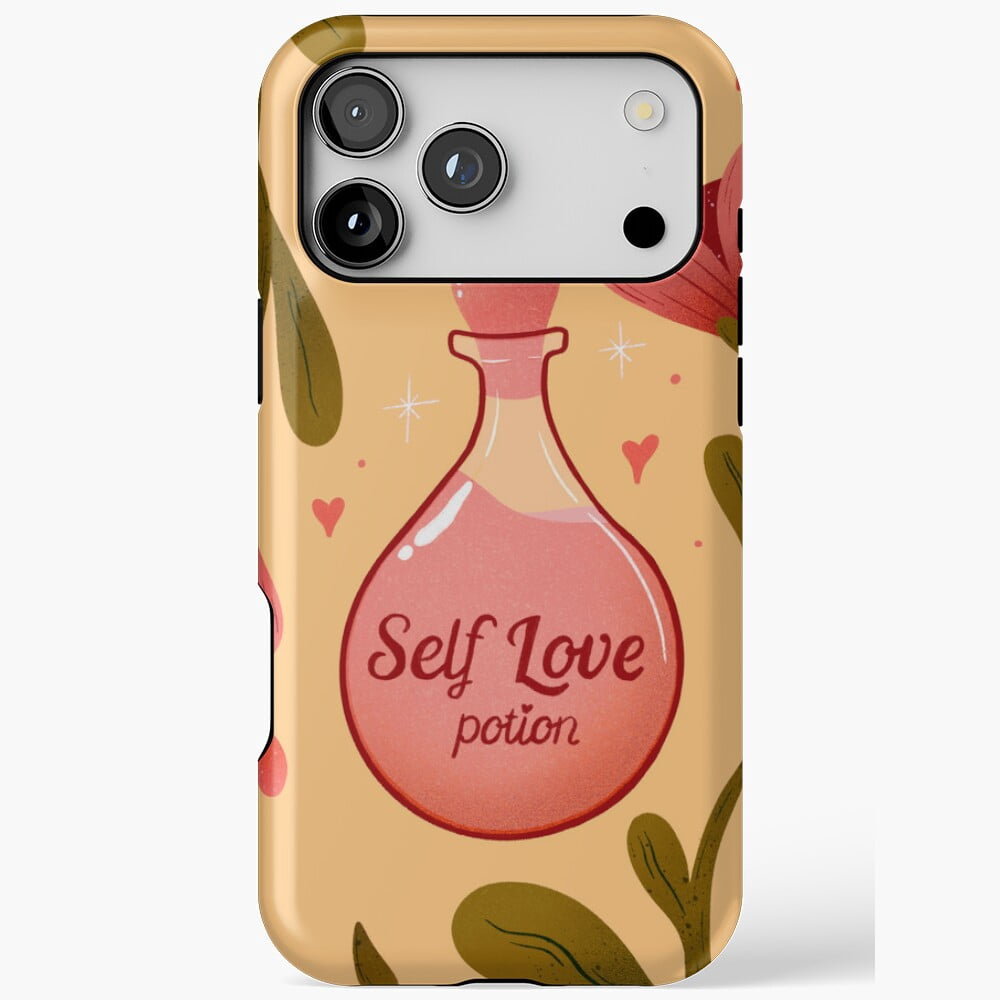 Self Love Potion Magic Illustration iPhone Case 11 through 17 Pro Max ...