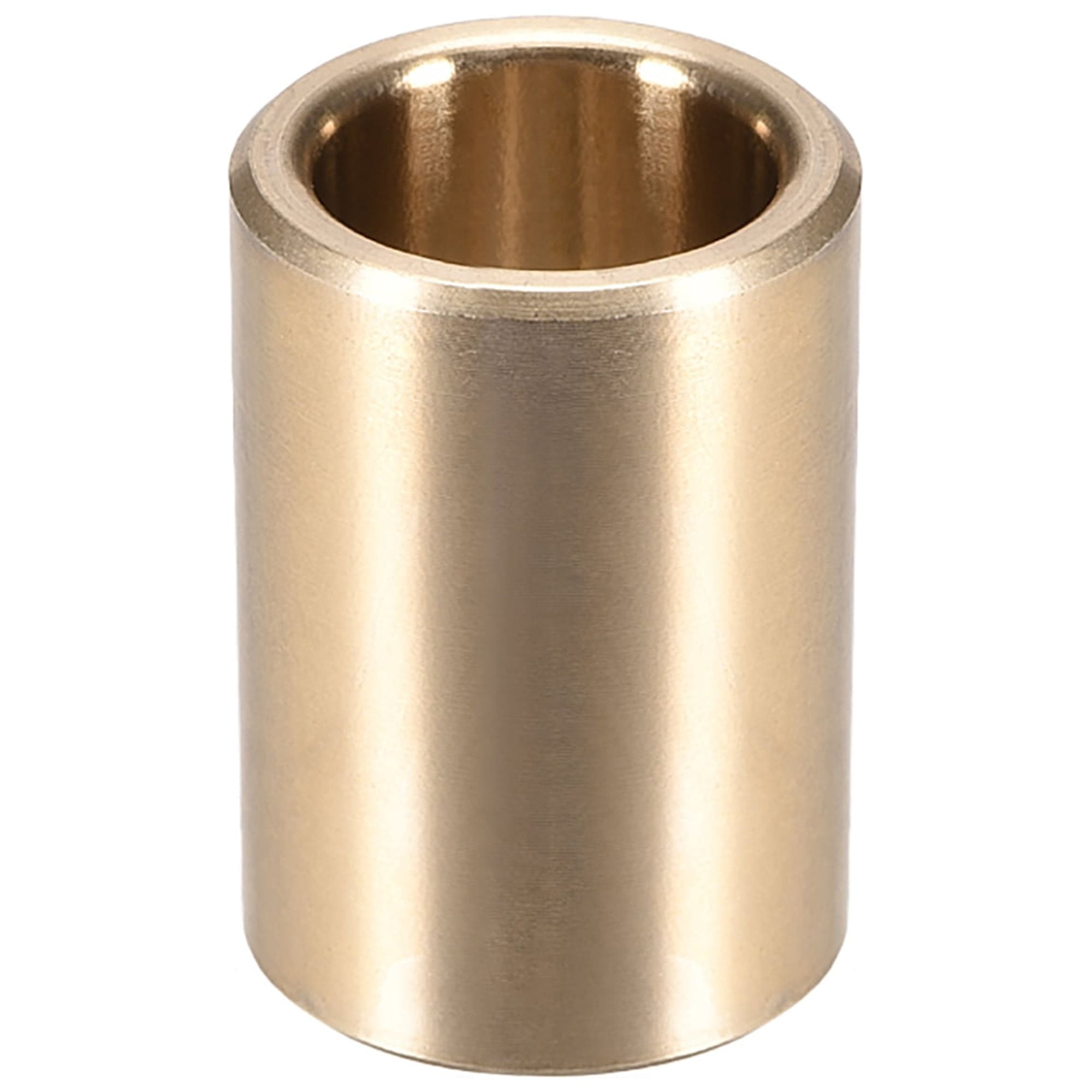 Self-Lubricating Bearing Sleeve, 1/2" x 11/16" x 1" Sintered Bronze ...