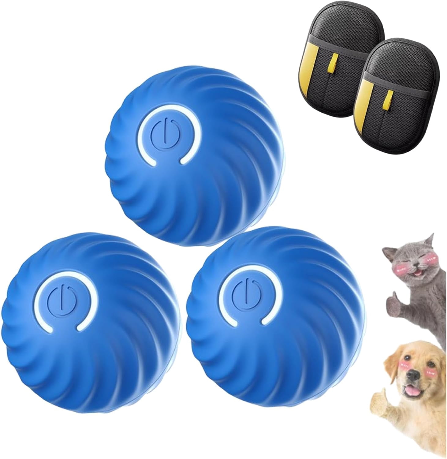 Self Moving Ball, Automatic Dog Chasing ＆ Herding Motion Activated Ball ...
