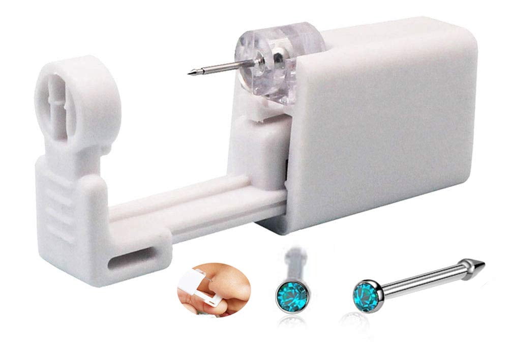 Self Nose Piercing Gun Self Nose Piercing Gun Kit Safety Nose Piercing ...