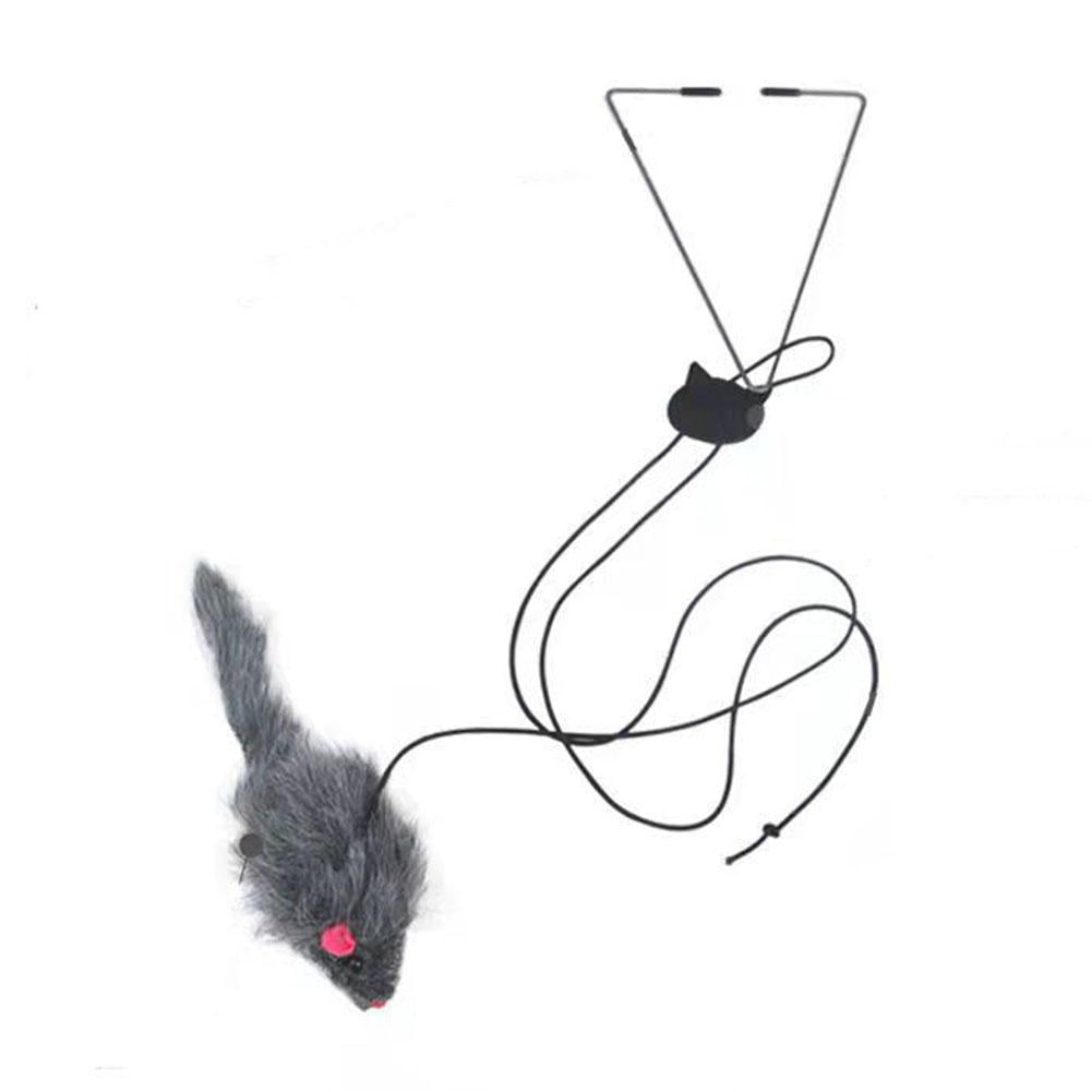 Self Play Hanging Door Cat Mouse Toys, Cat Toy Rope Mouse Play Supplies ...