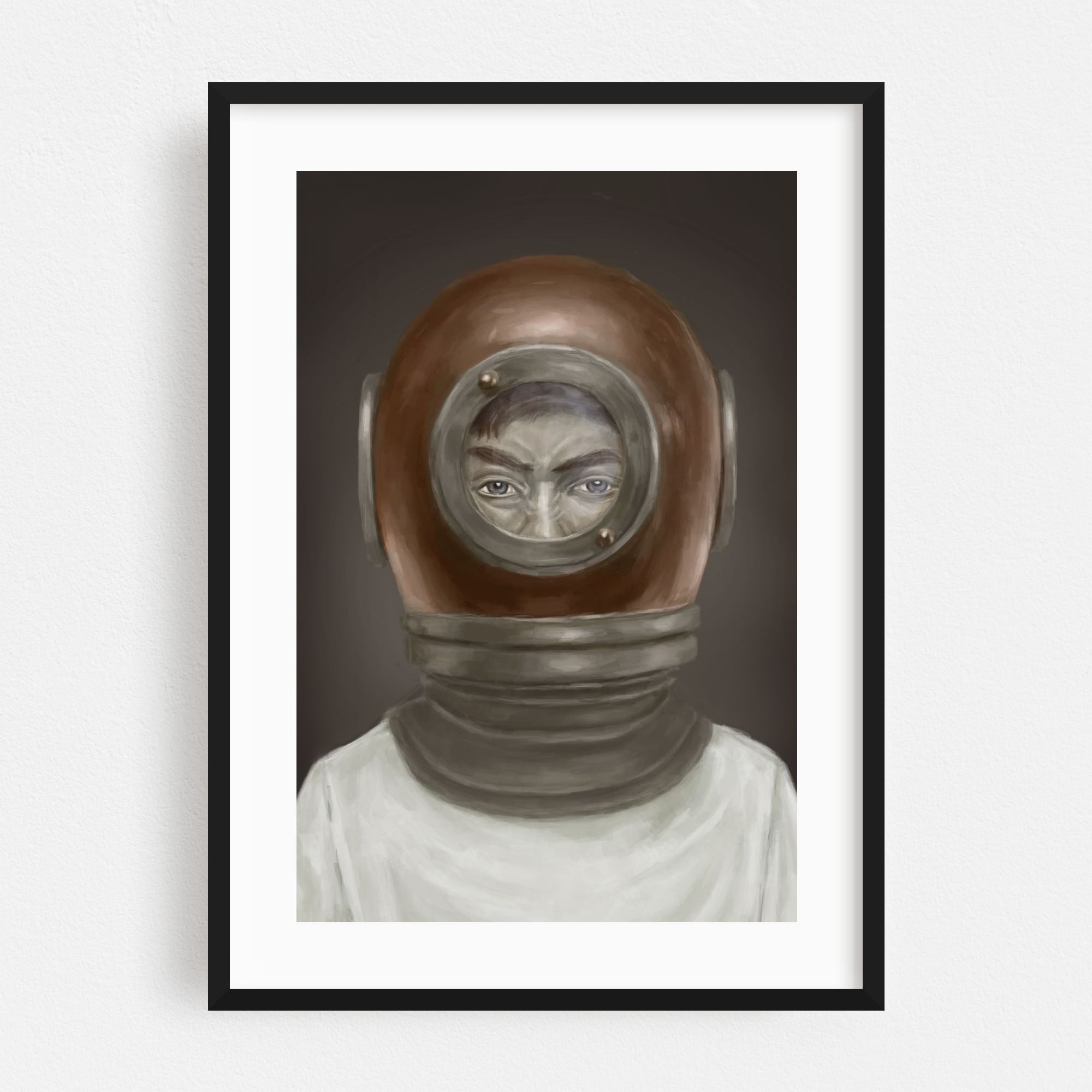 Self Portrait - Illustration Surrealism Marine Life Nautical Aquatic ...