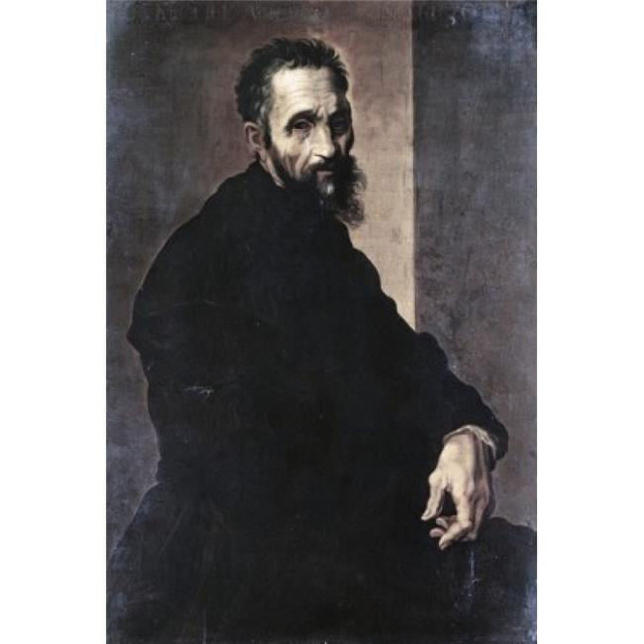 Self Portrait Michelangelo Buonarroti, 1475-1564 & Italian Poster Print ...