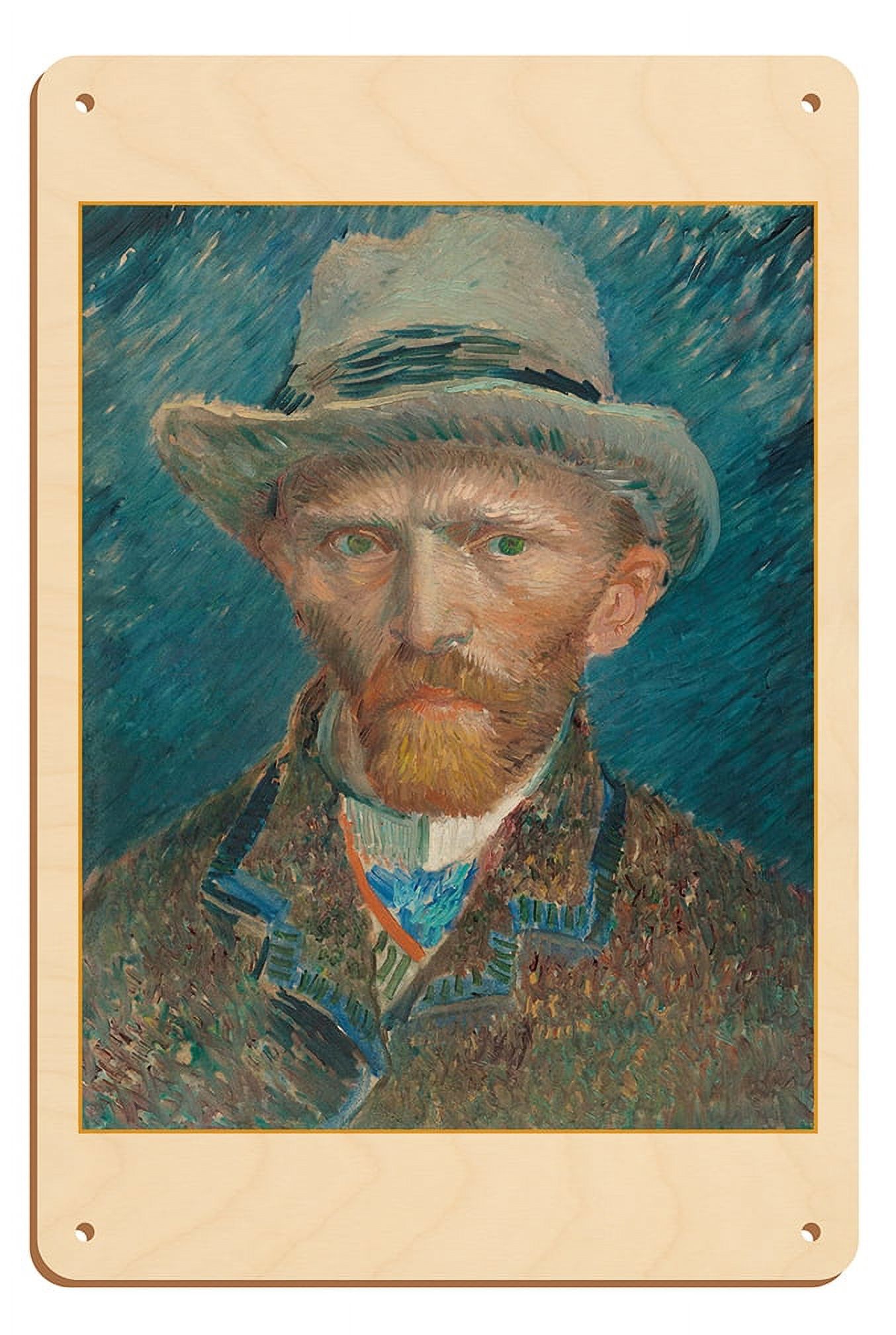 Self-Portrait - Paris France - From an Original Color Painting by ...