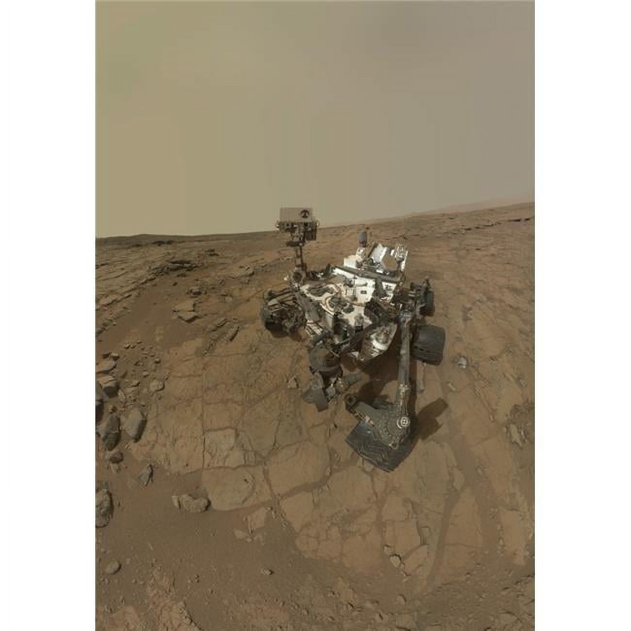 Self-Portrait of Curiosity Rover On The Surface of Mars Poster Print ...