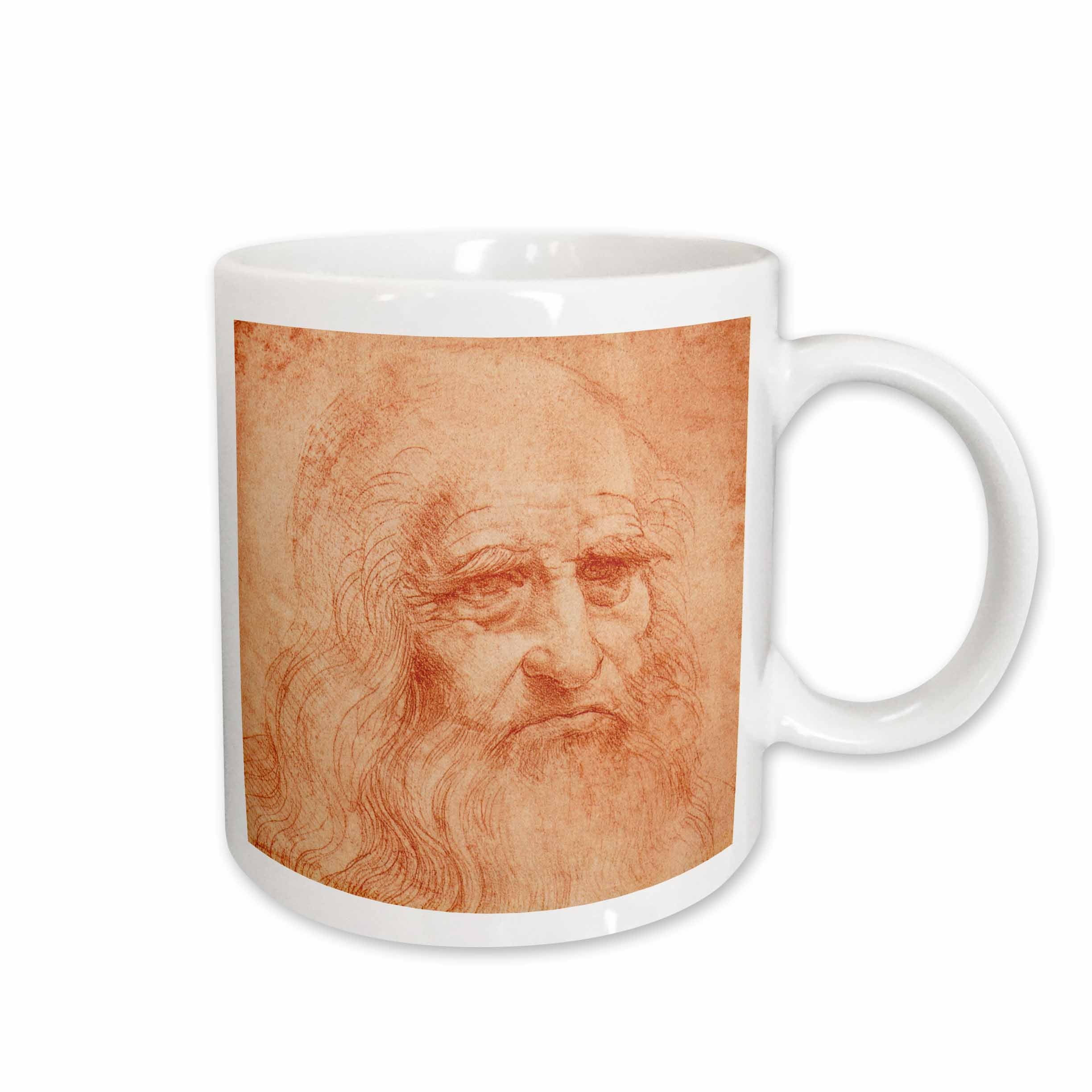 Self Portrait red chalk by Leonardo da Vinci 1519 11oz Mug mug-126665-1 ...